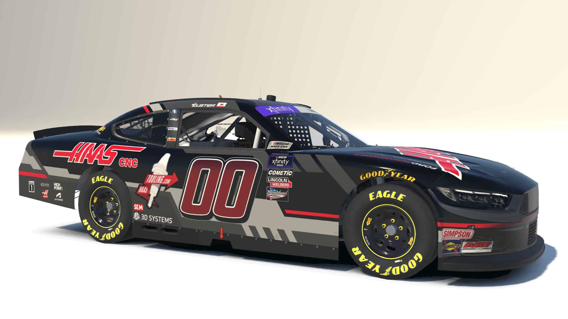 2024 Cole Custer Haastooling.com "Blackout" by Thomas S. - Trading Paints