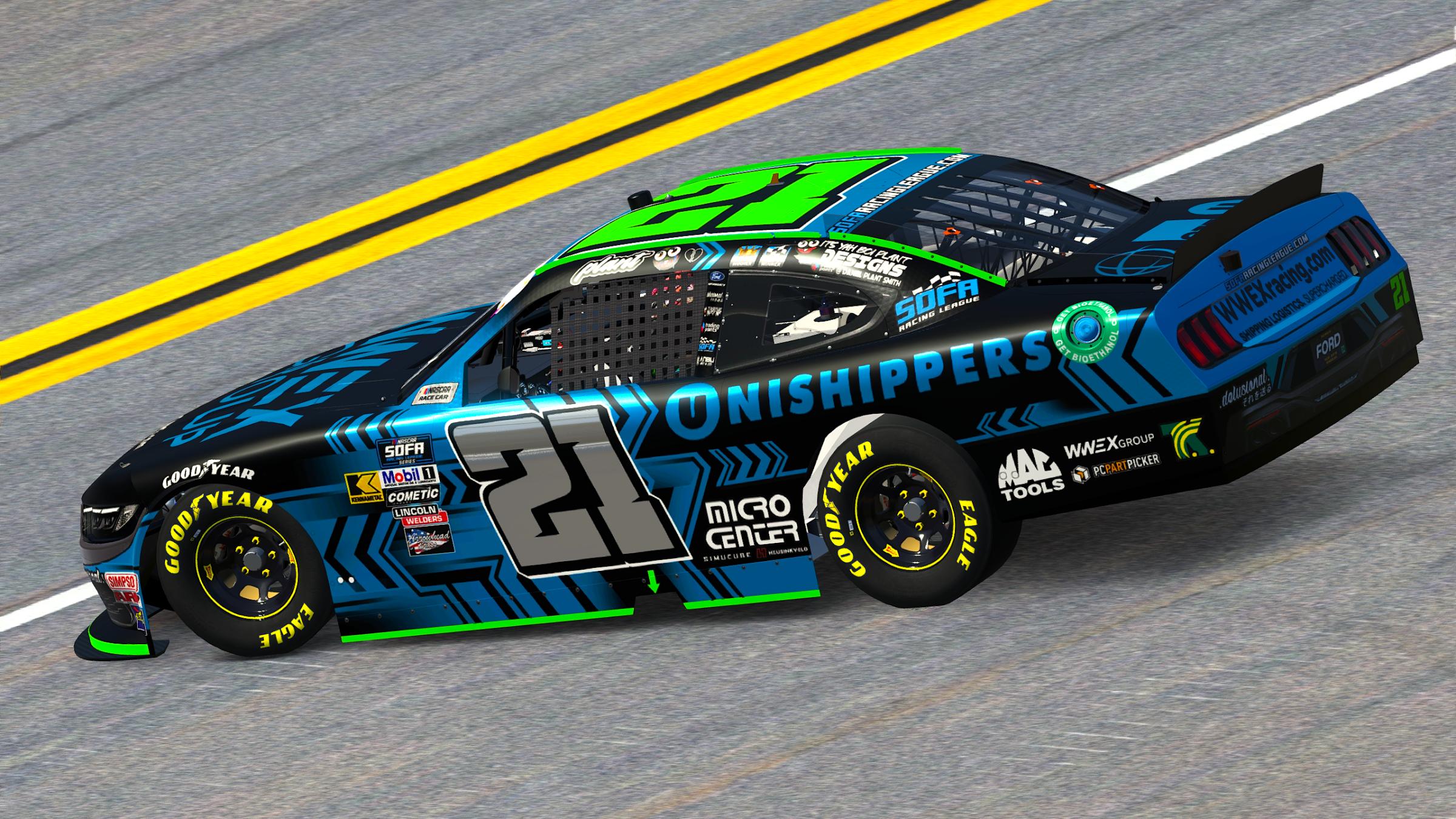 WWEX Unishippers S7 Custom # 21 by Daniel Plant Smith - Trading Paints