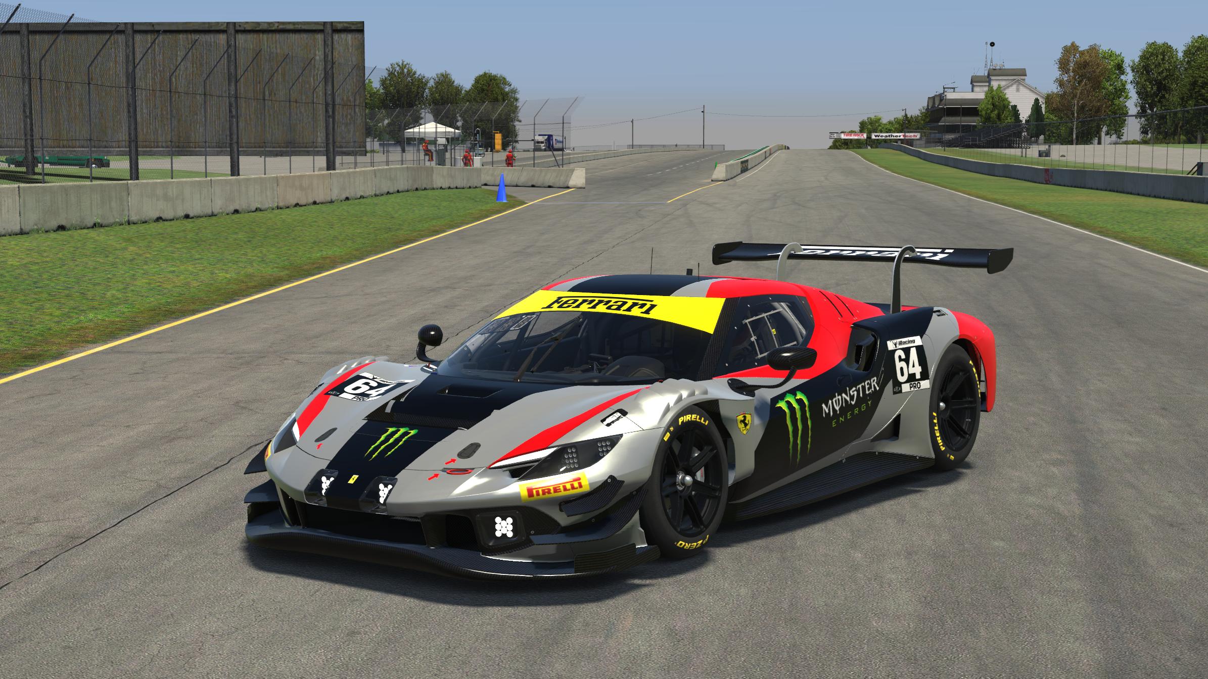 Monster Energy Ferrari 296 GT3 by David Silva14 - Trading Paints