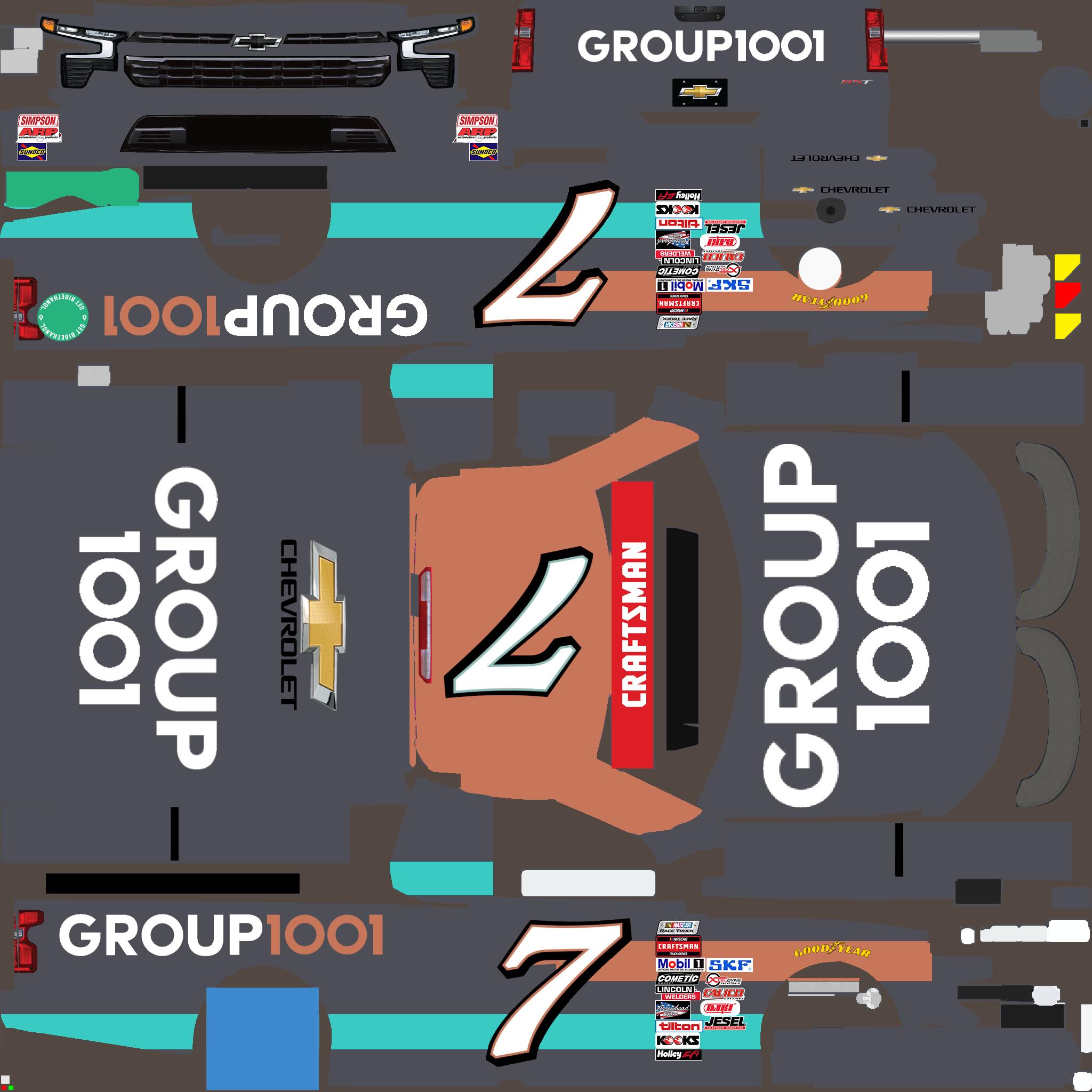 Kyle Busch Group 1001 2024 by Kyle S. - Trading Paints
