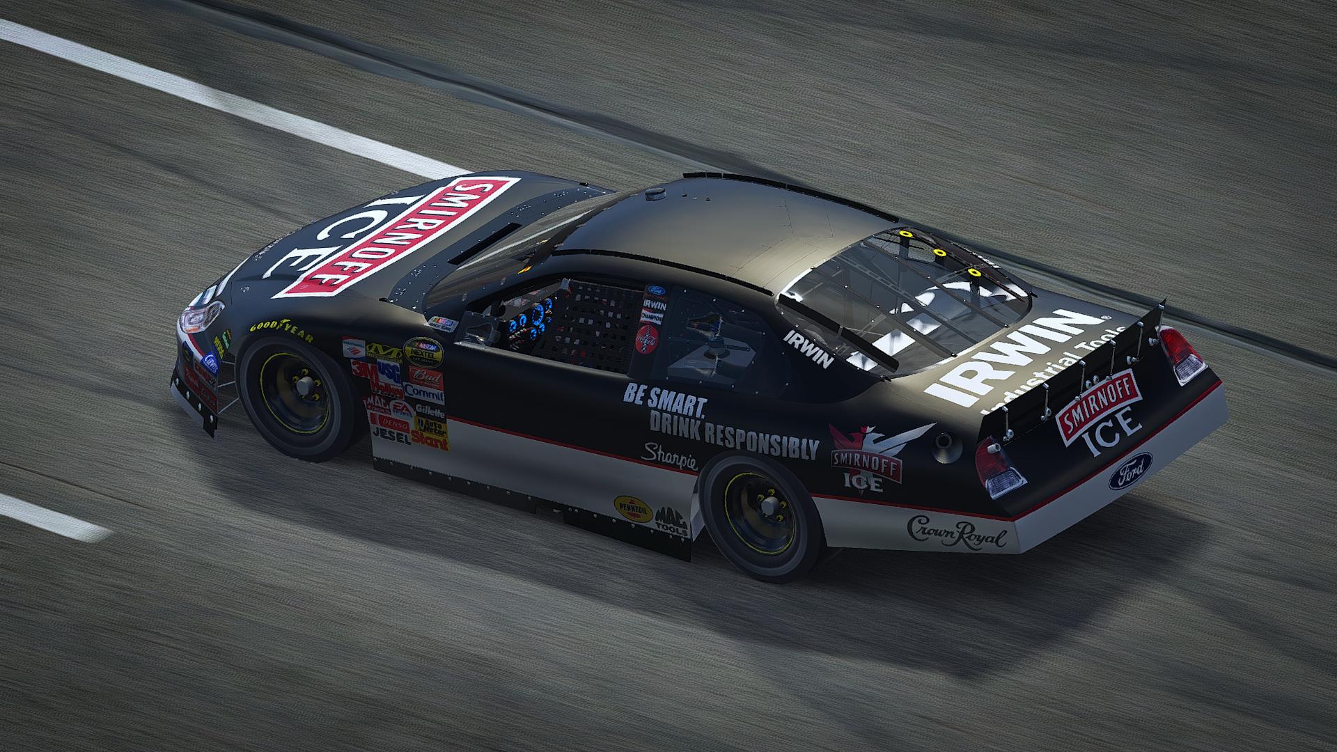 2006 Jamie McMurray #26 Smirnoff Ice Ford Sim Stamp by Noah Blackwell ...