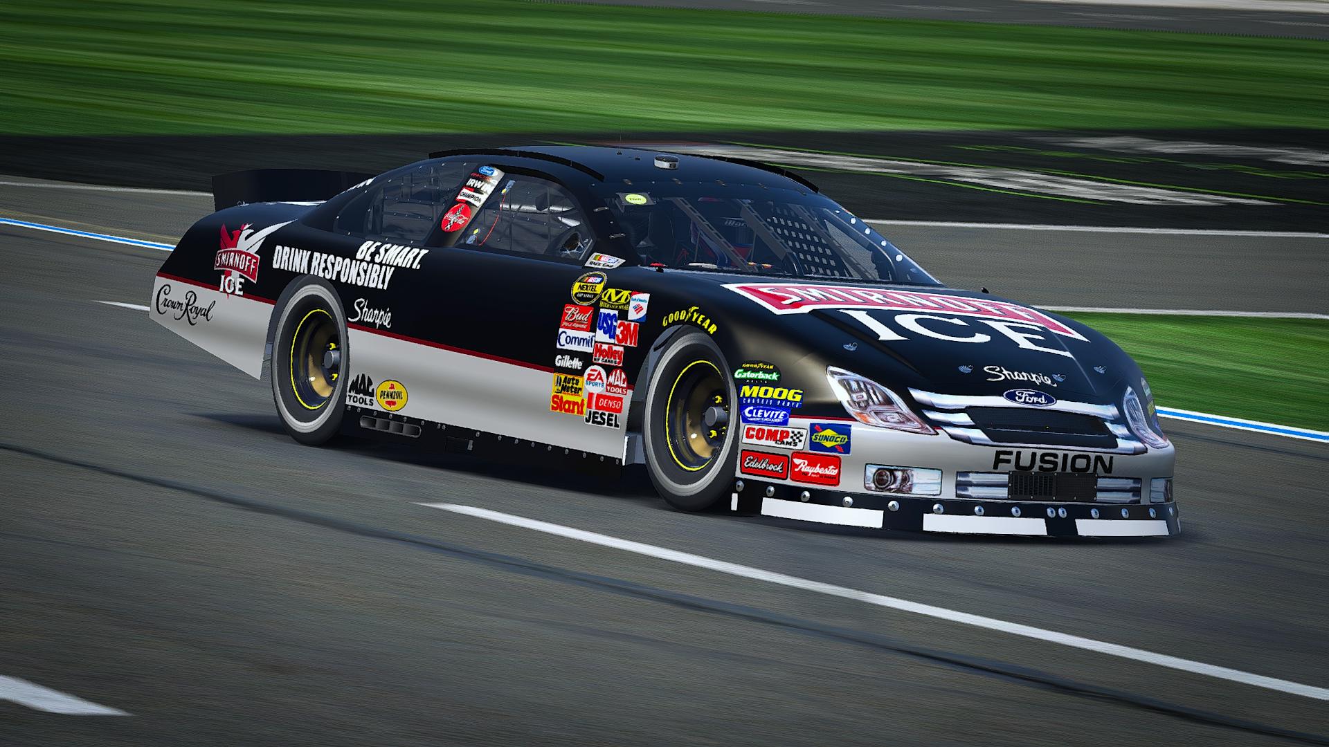 2006 Jamie McMurray #26 Smirnoff Ice Ford Sim Stamp by Noah Blackwell ...