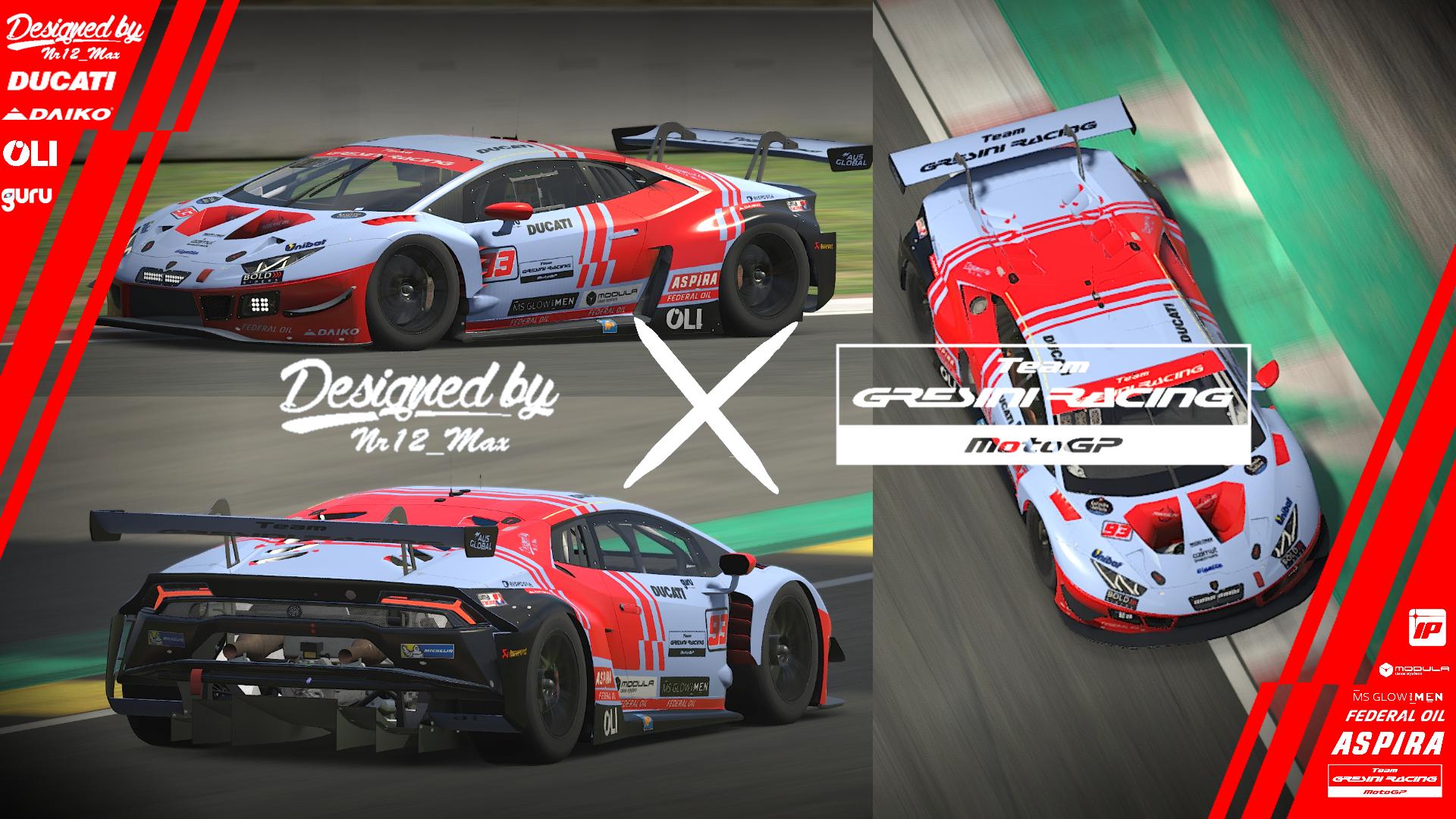 Lamborghini Huracan GT3 EVO I MOTO GP I Gresini Racing Team by Max ...
