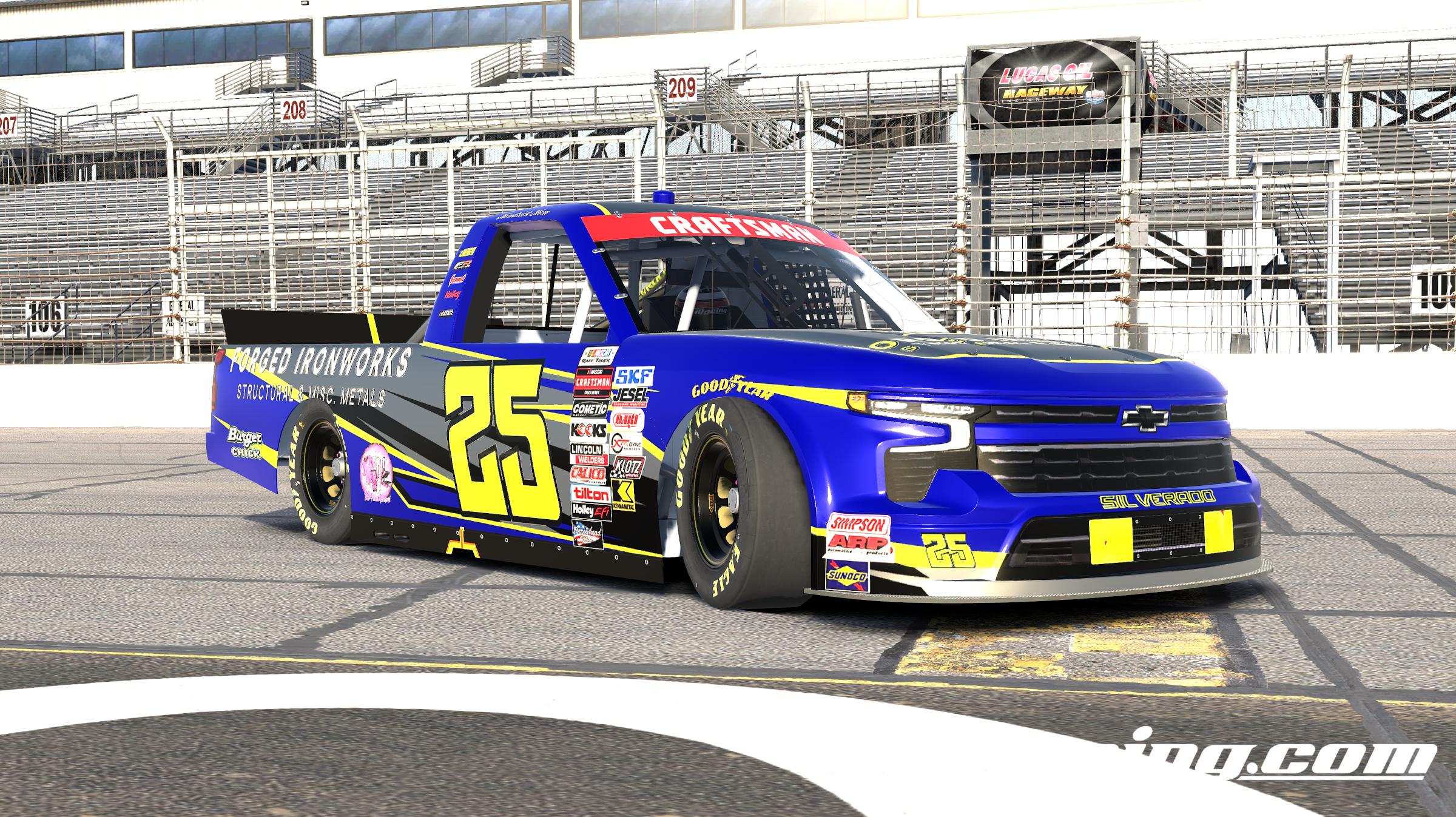 #25 Forged Ironworks Silverado V5 with number by Kendrick Hom - Trading ...