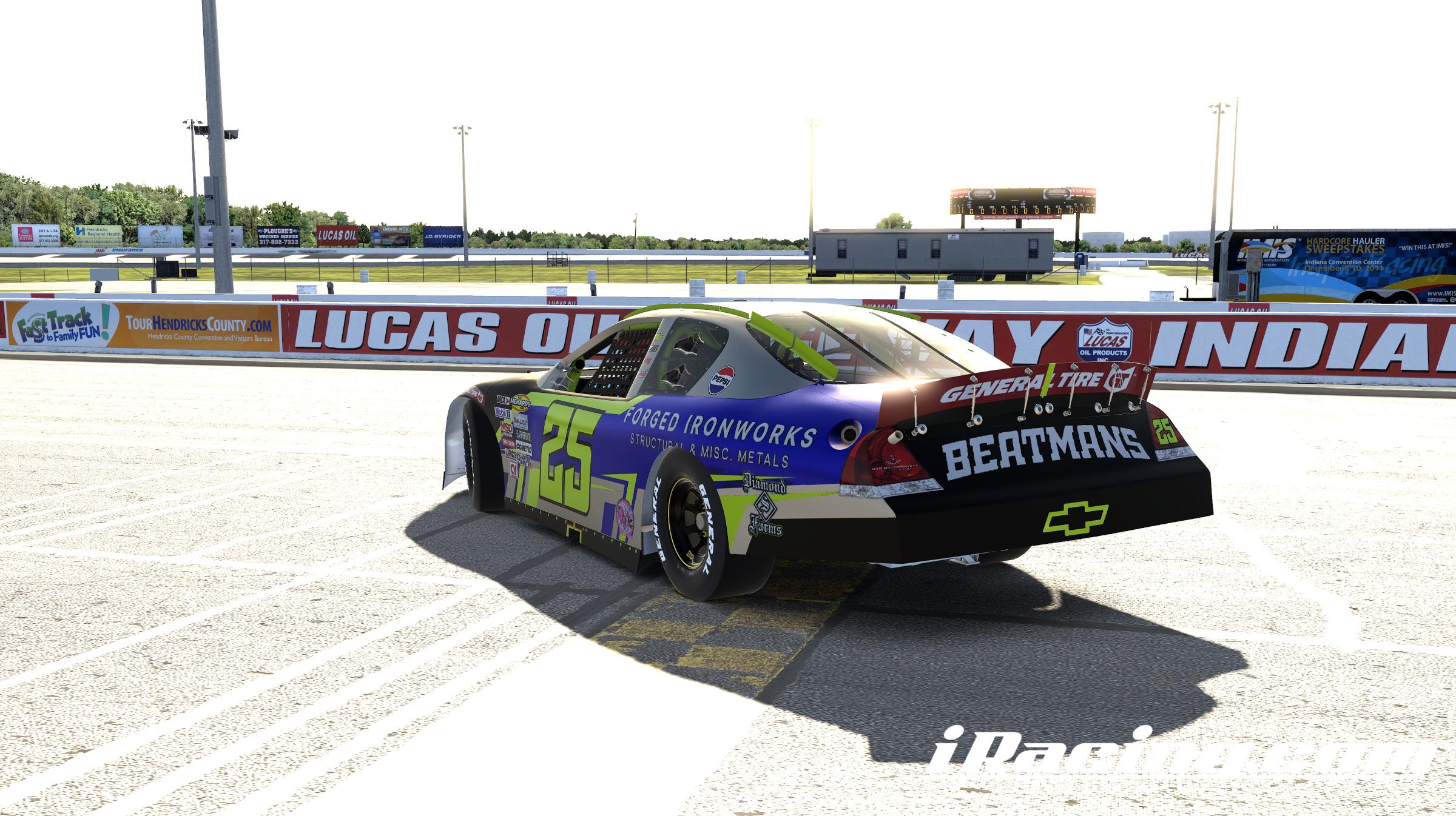 #25 Forged Ironworks ARCA Chevy Impala with number by Kendrick Hom ...