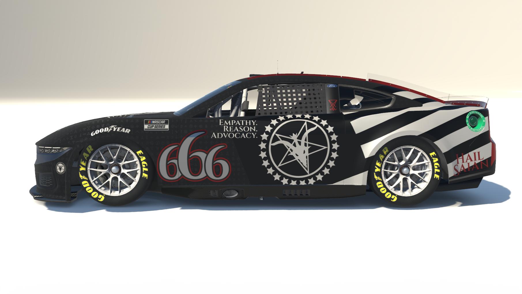 TST "HAIL SAtAN" NASCAR Cup Series Next Gen Ford Mustang by Carson C ...