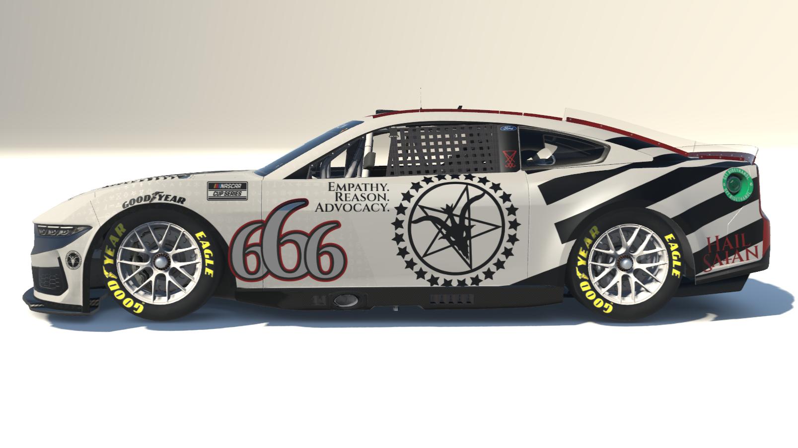 TST "HAIL SAtAN" WD NASCAR Cup Series Next Gen Ford Mustang by Carson C ...
