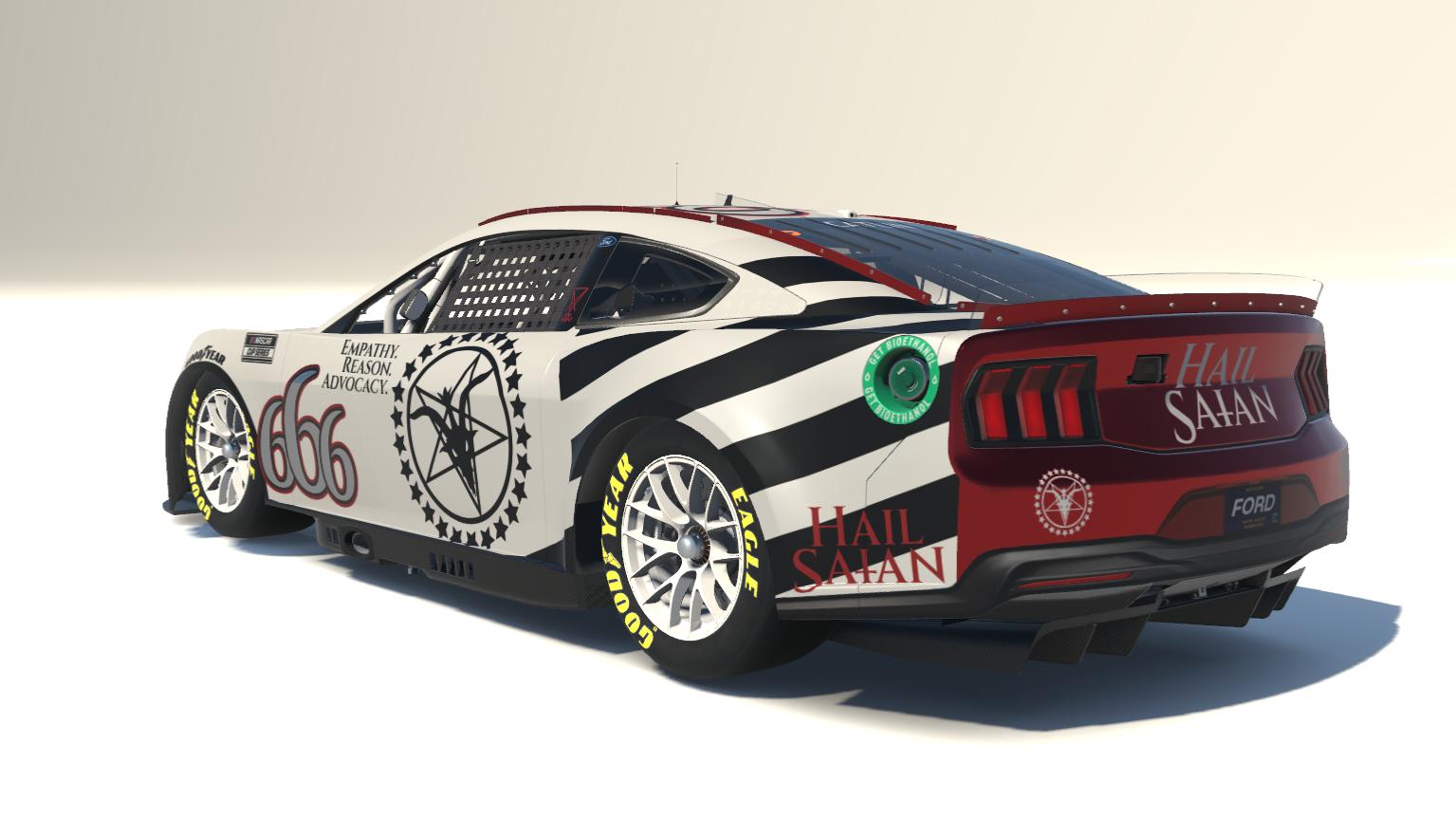 TST "HAIL SAtAN" WD NASCAR Cup Series Next Gen Ford Mustang by Carson C ...