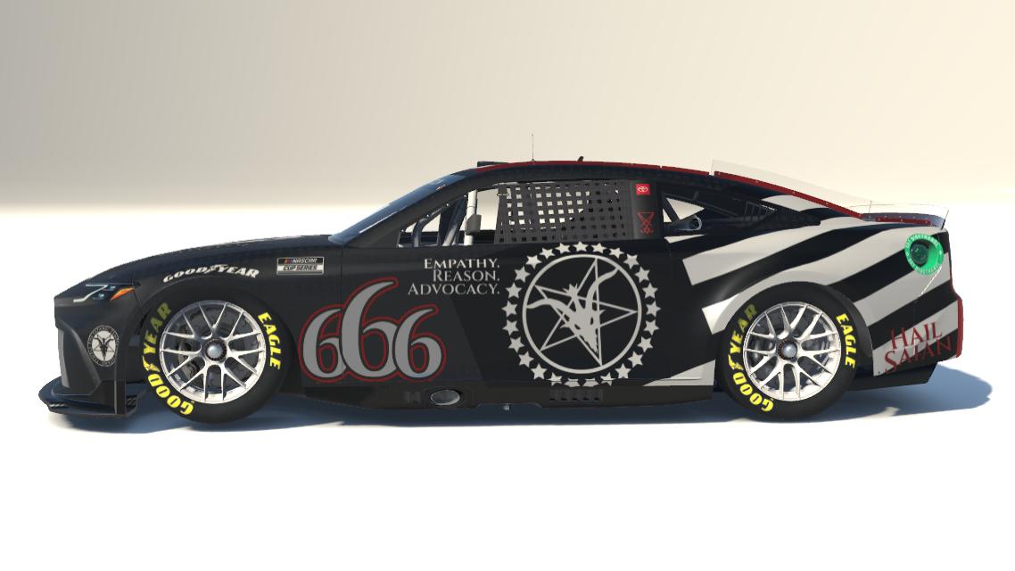 TST "HAIL SAtAN" NASCAR Cup Series Next Gen Toyota Camry by Carson C ...