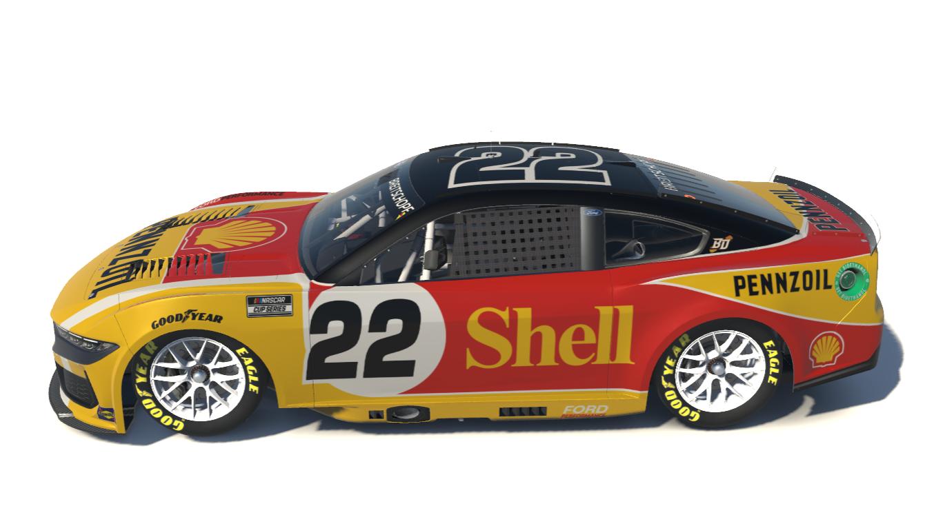 Joey Logano 1988 Mario Andretti Le Mans Throwback Sim Stamped by Luke ...