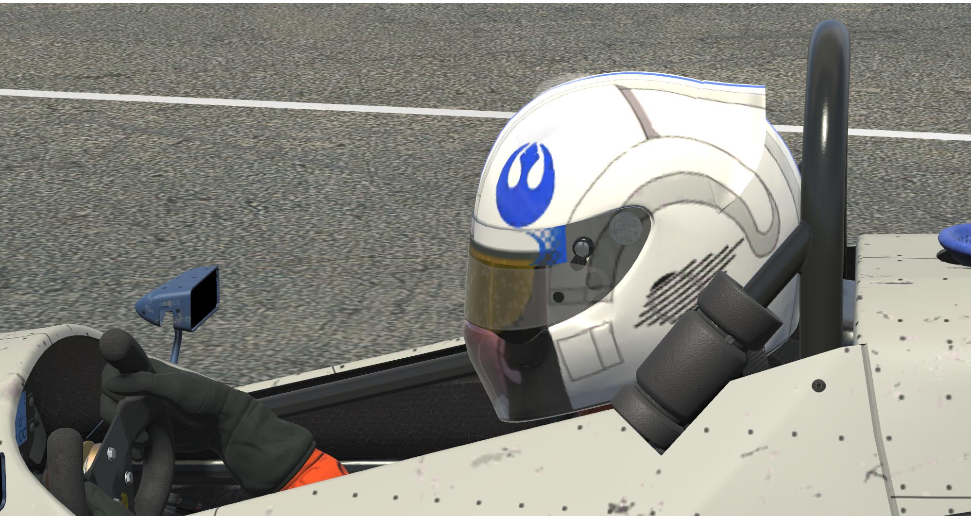 Blue X-Wing Helmet (v2) by Bruce Funderburg - Trading Paints