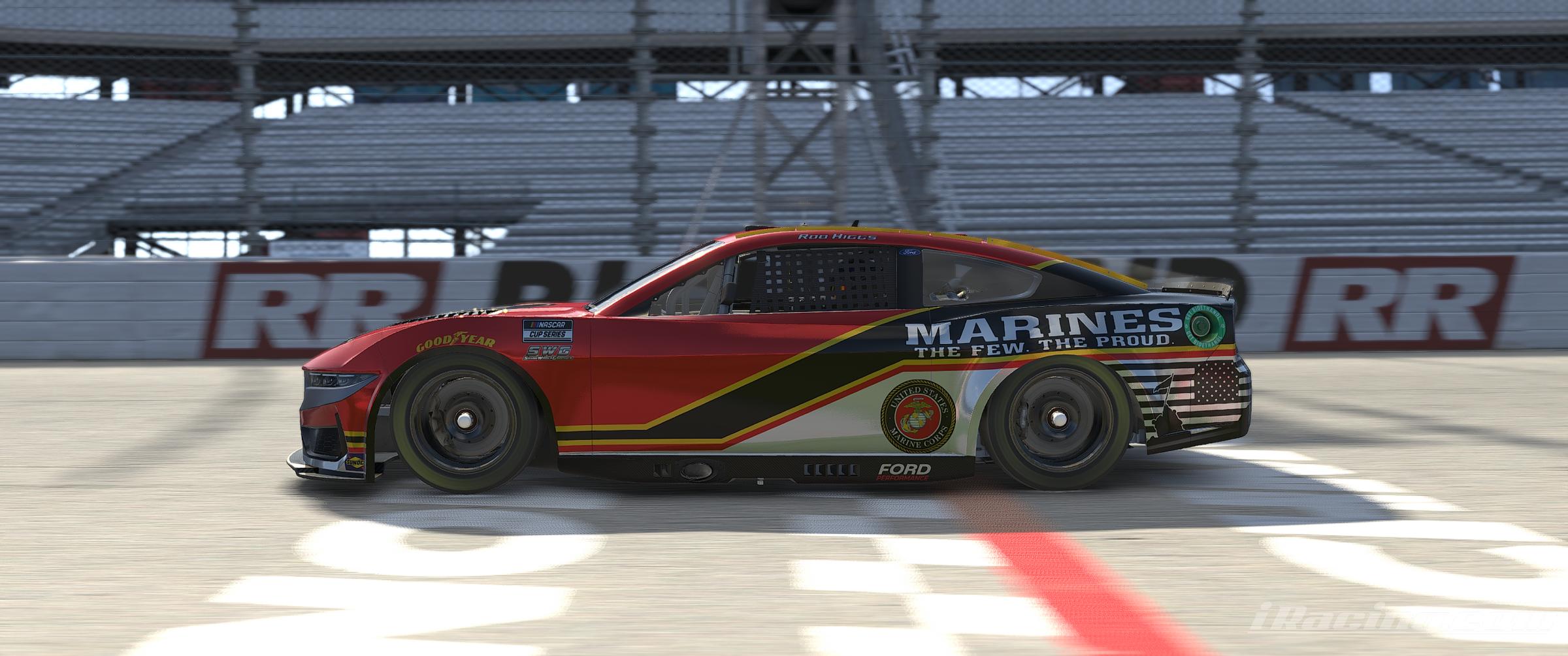 RH | # Sim Stamped | United States Marine Corps USMC | NASCAR NextGen ...