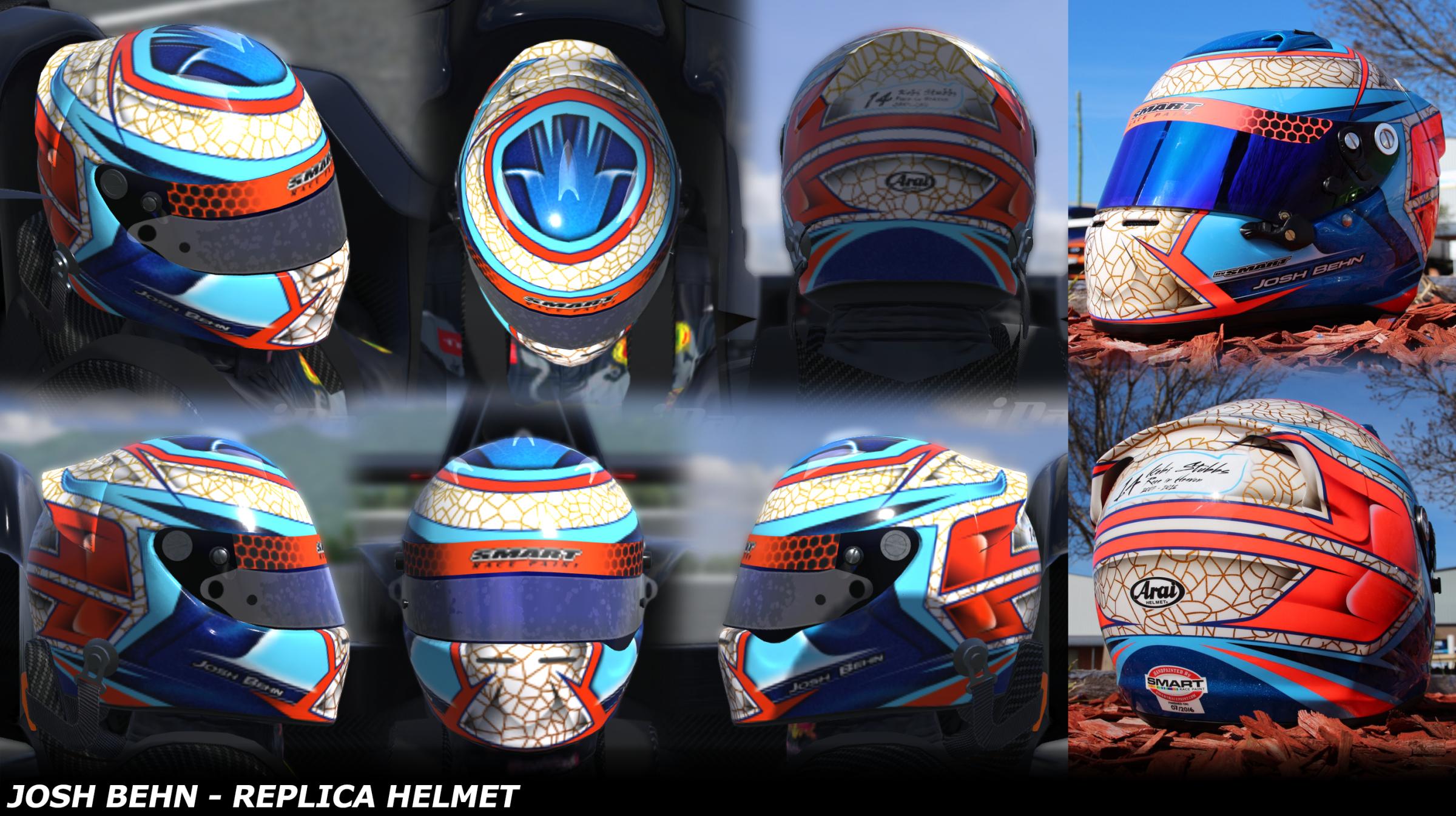 My helmet by Josh Behn - Trading Paints