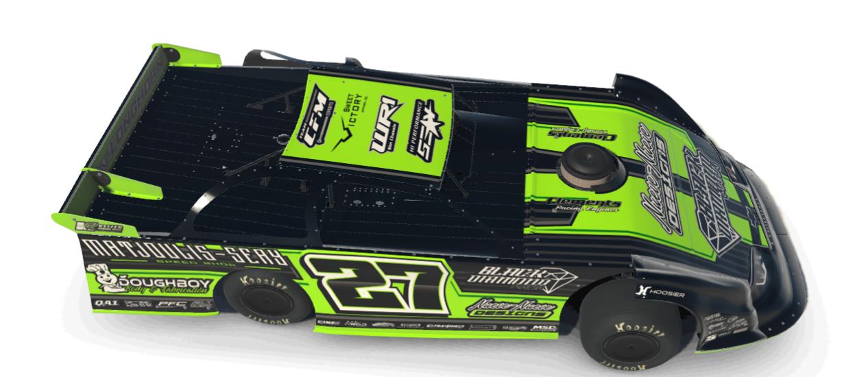 Landon Price #27 Black/Yellow DLM by Triston Sikes - Trading Paints