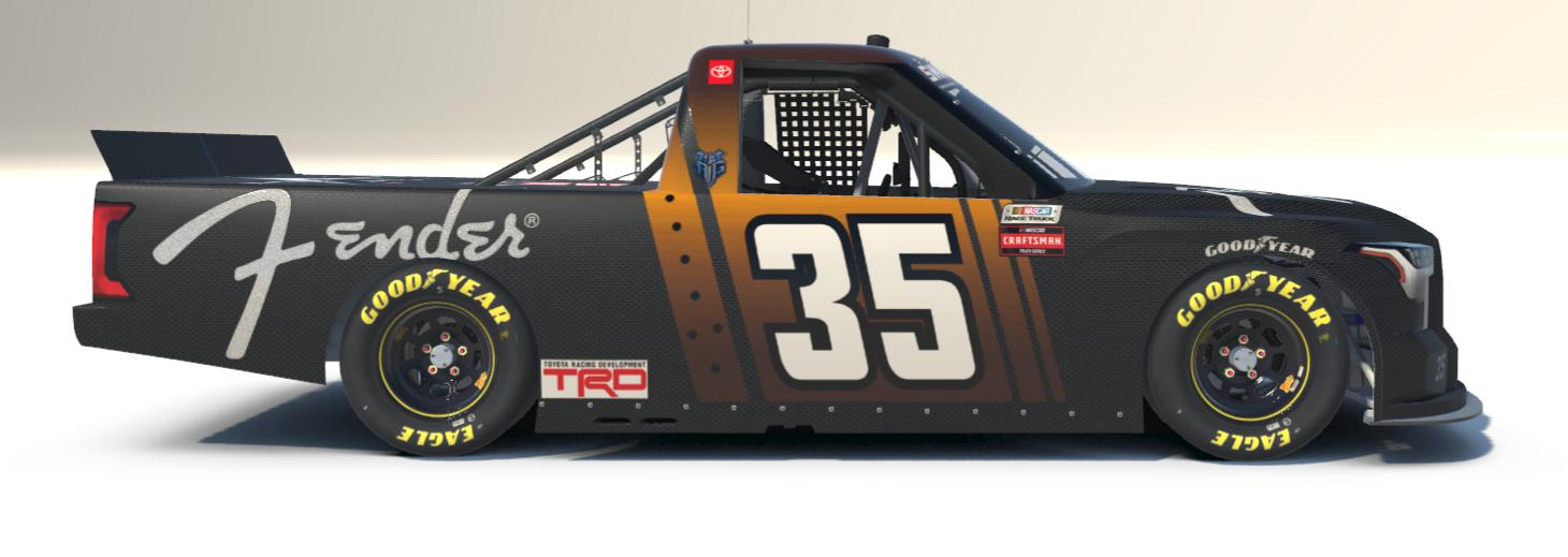 2024 Fender NASCAR Toyota Tundra by Greg C Rogers - Trading Paints