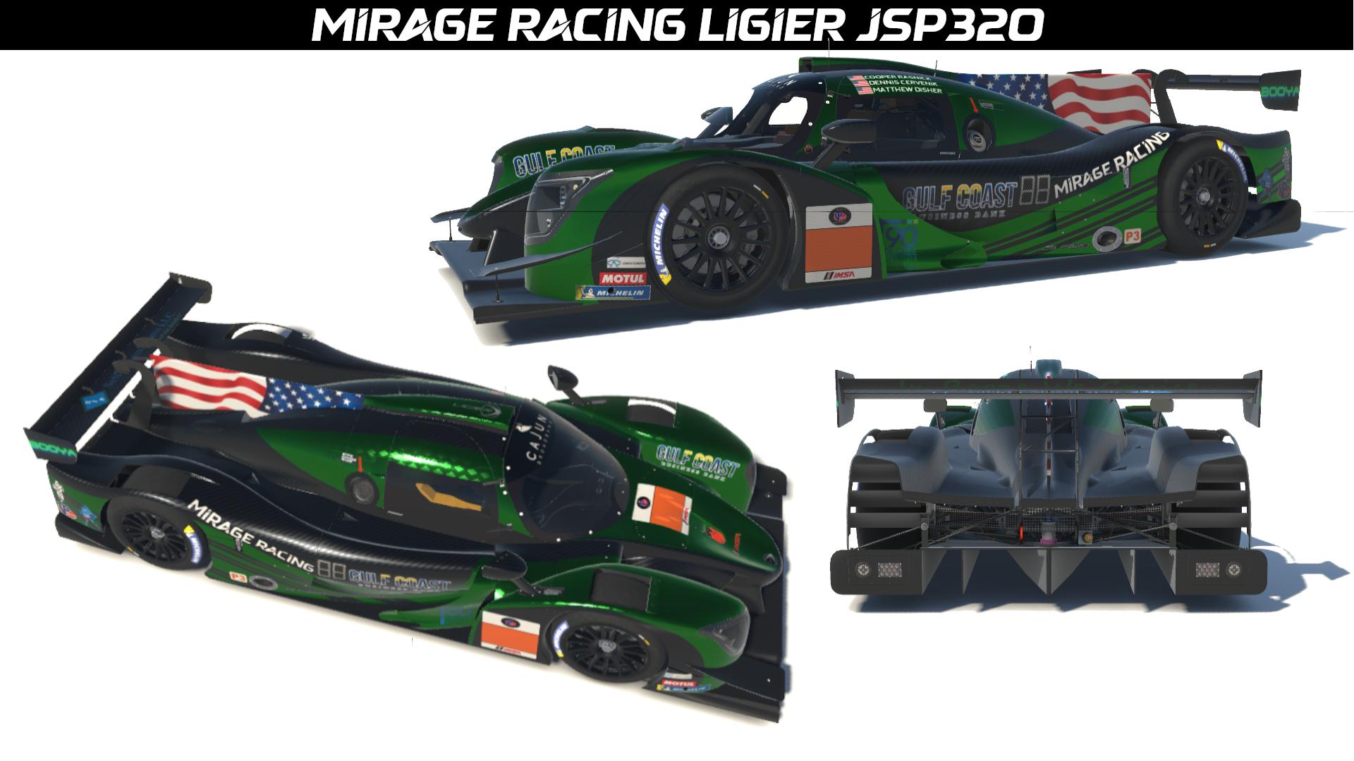 Mirage Racing JS P320 by Cooper Rasnick - Trading Paints