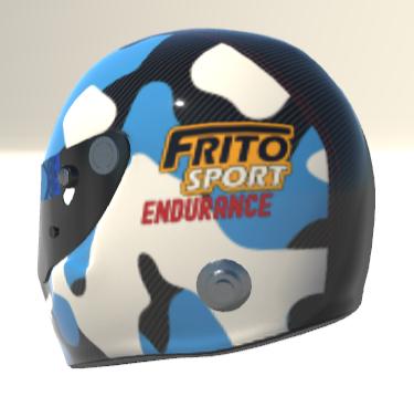 Helmet FRITOSPORT TEAMS 2022 CSS John Casey by Edgar S. - Trading Paints