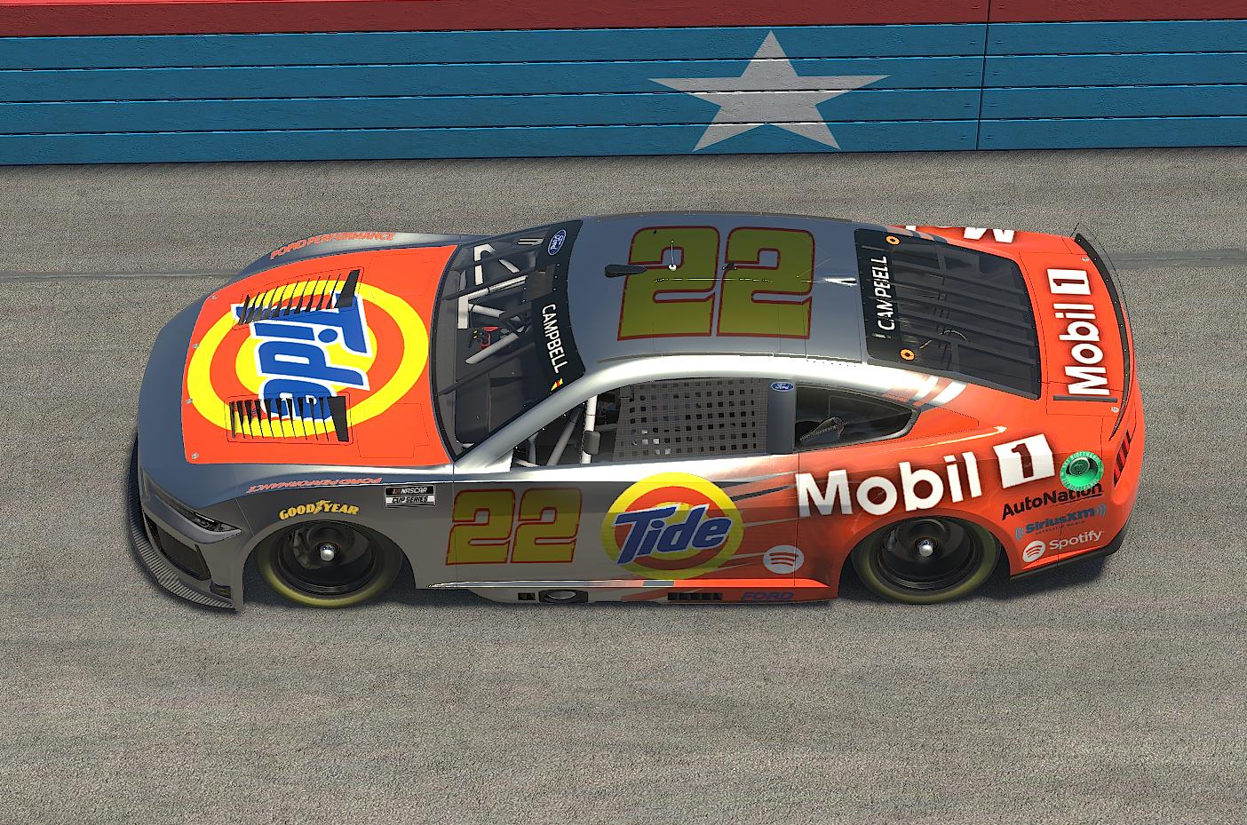 Tide Mobil 1 NextGen Mustang by Chance Campbell - Trading Paints