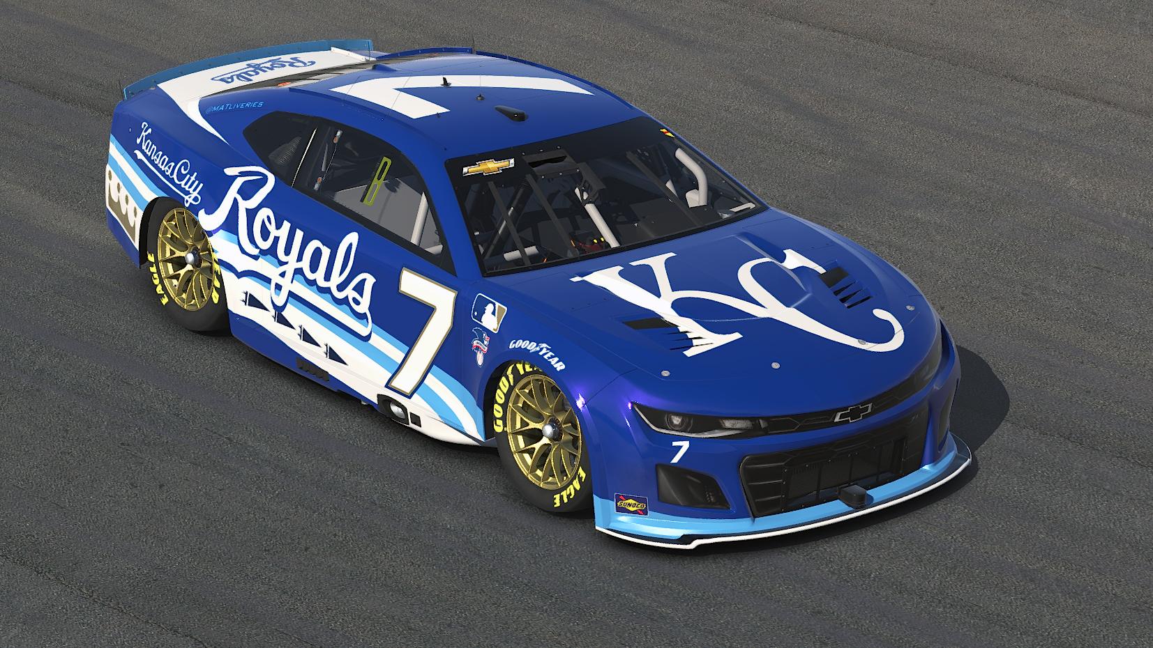 Kansas City Royals Camaro -Sim Stamped #- by Matt Tomelleri - Trading ...