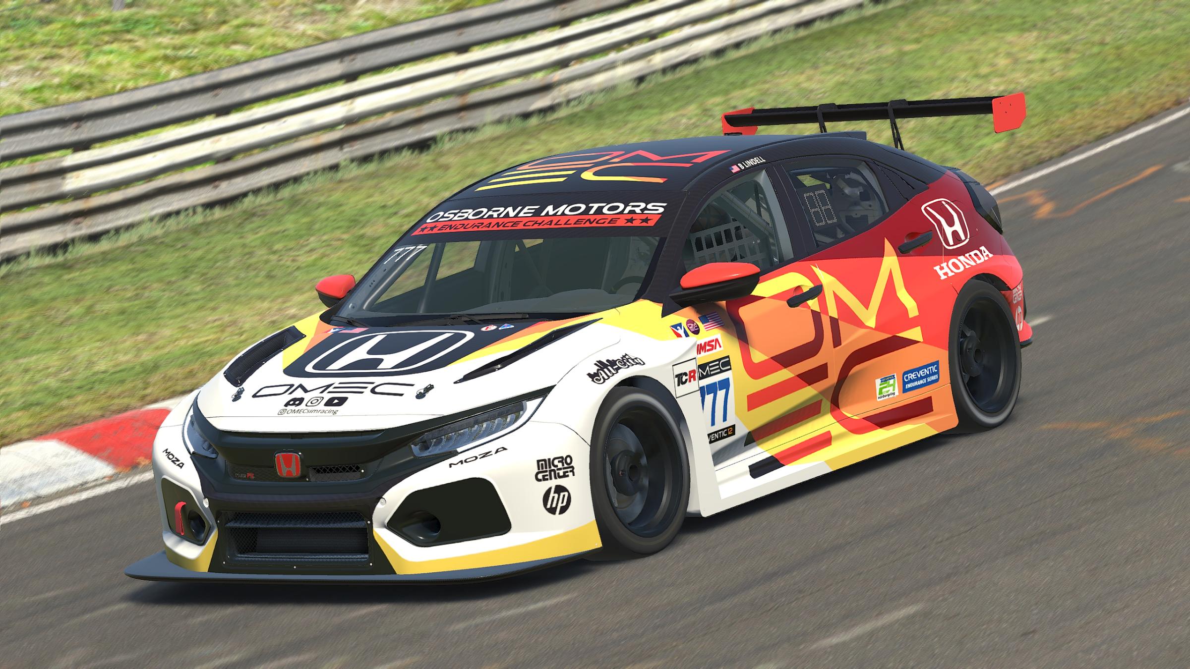 OMEC Honda Civic TCR "Criterium" vL.0 by Patrick Cantrell - Trading Paints