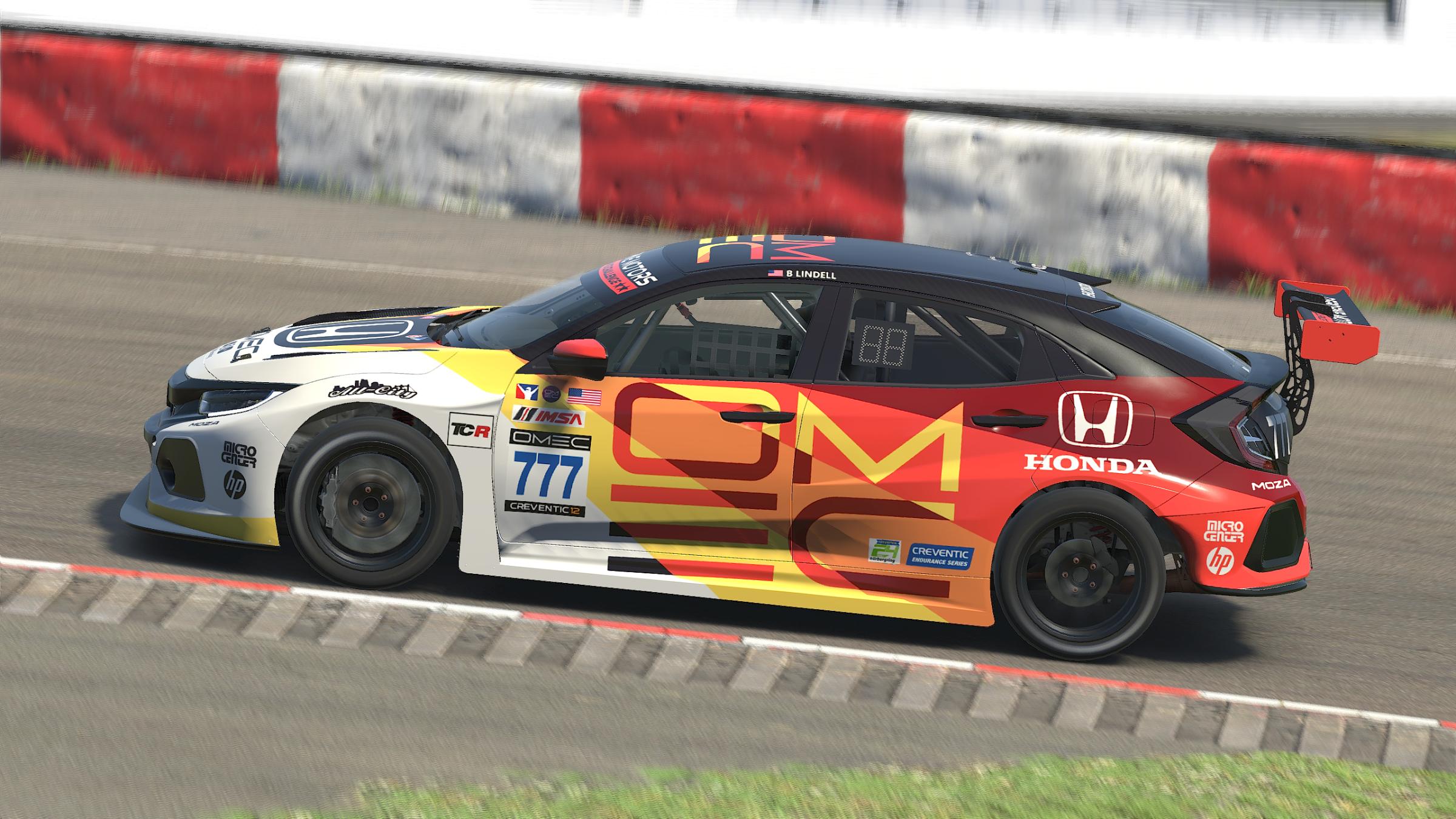 OMEC Honda Civic TCR "Criterium" vL.0 by Patrick Cantrell - Trading Paints