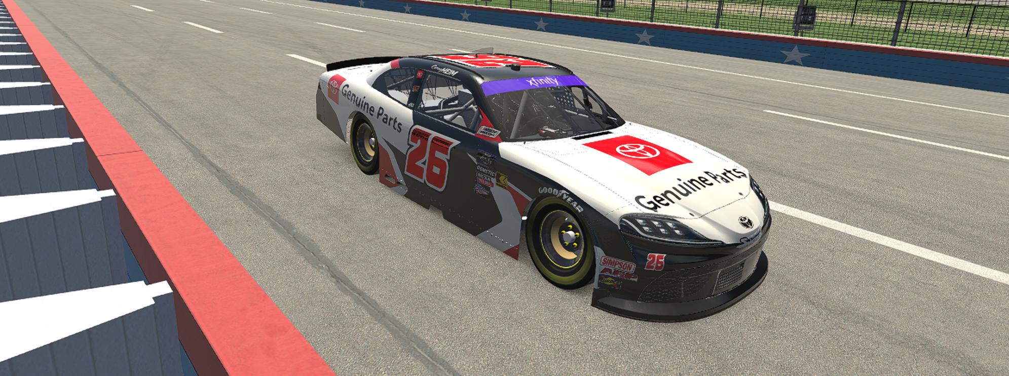 Corey Heims 2024 Toyota Genuine Parts (#26) by Benjamin W. Rogers ...