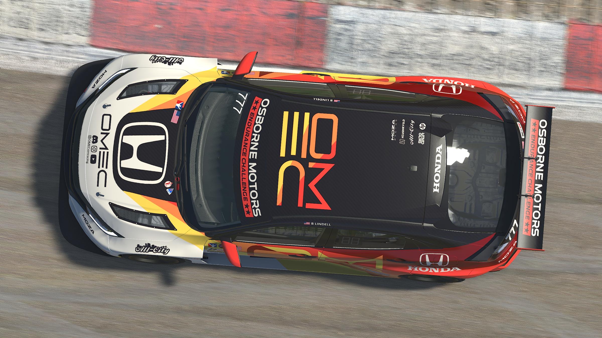 OMEC Honda Civic TCR "Criterium" v1.0 by Patrick Cantrell - Trading Paints