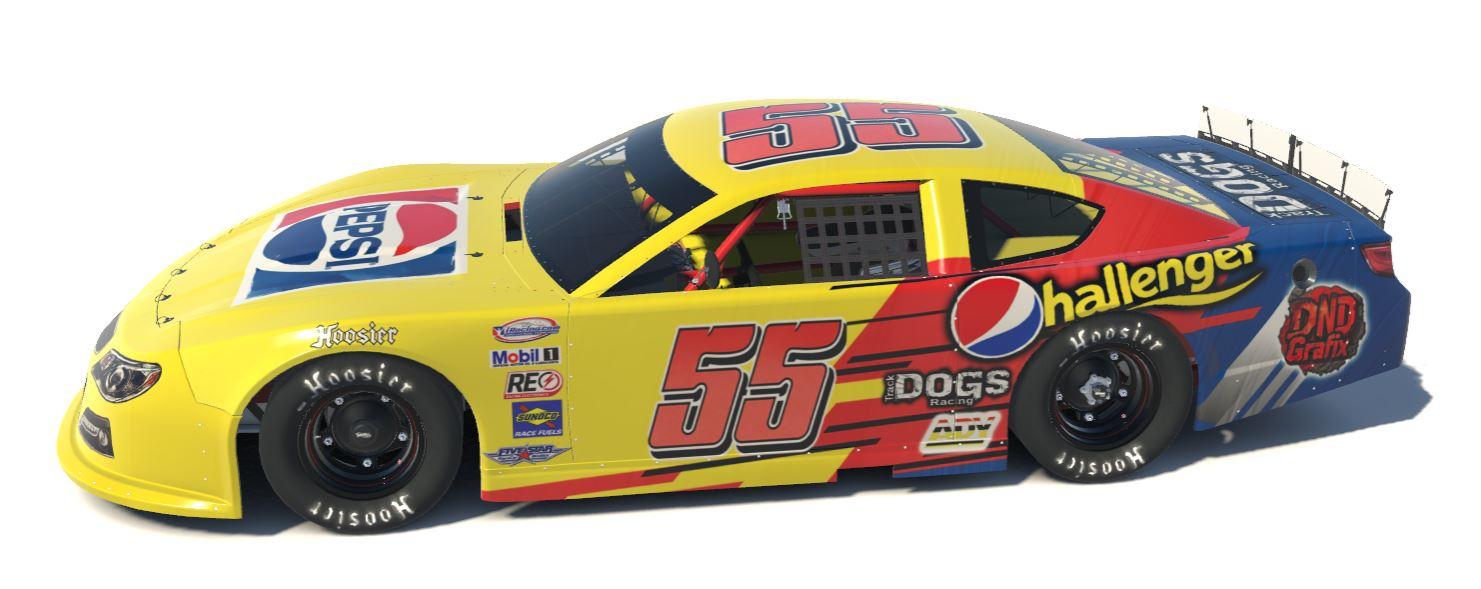 Super Late Model Pepsi Challenger 55 by Ricky Whittenburg - Trading Paints