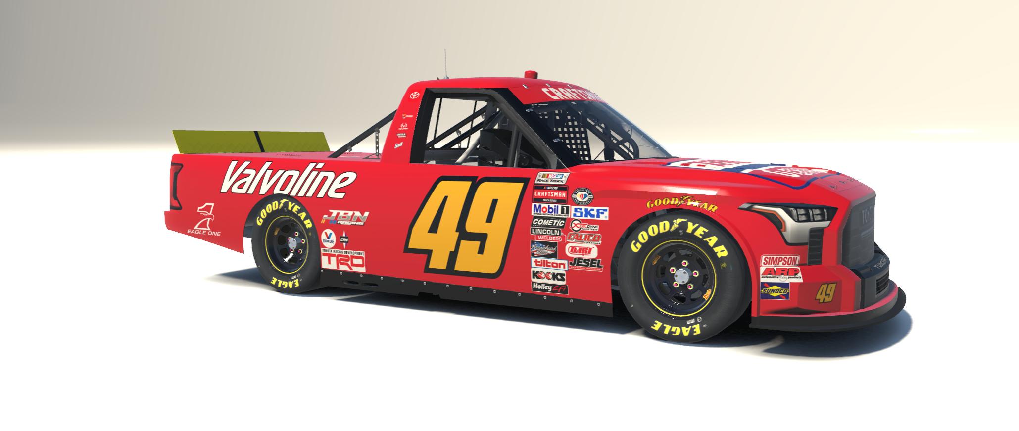 Stanley Smith Tribute 2024 JBN #49 Valvoline Tundra intended for Ai ...