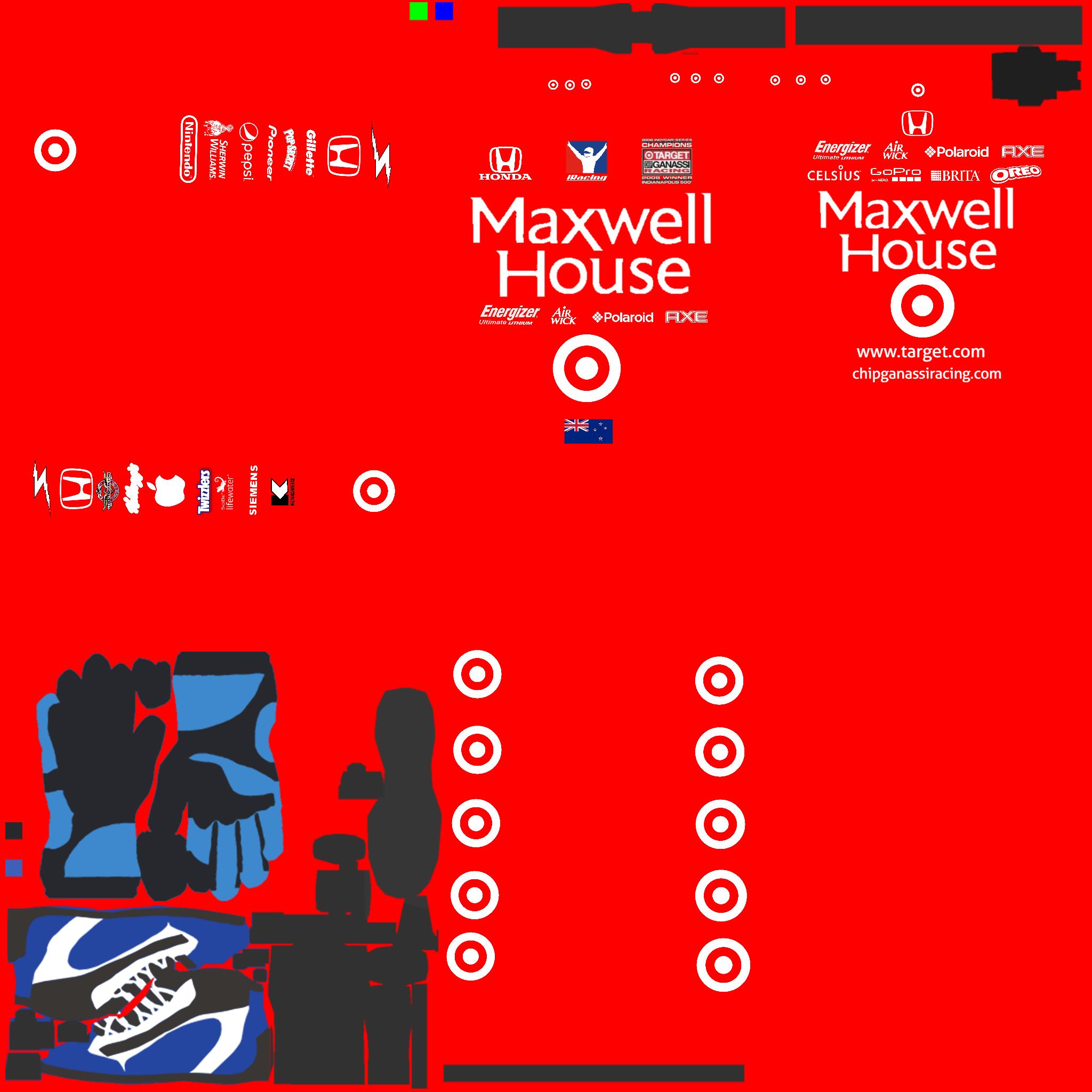 Scott Dixon Target / Maxwell House Coffee 2009 Suntrust Indy Challenge ...