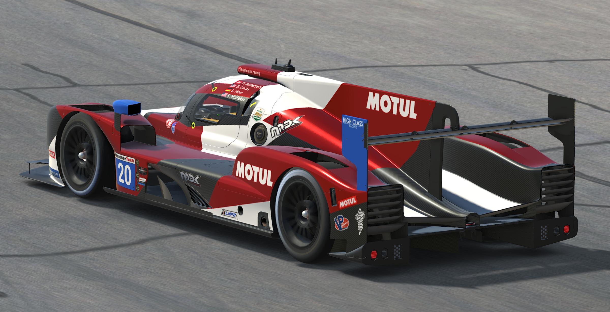 MDK by High Class Racing 2024 Daytona IMSA LMP2 #20 by Brendan Langlois ...