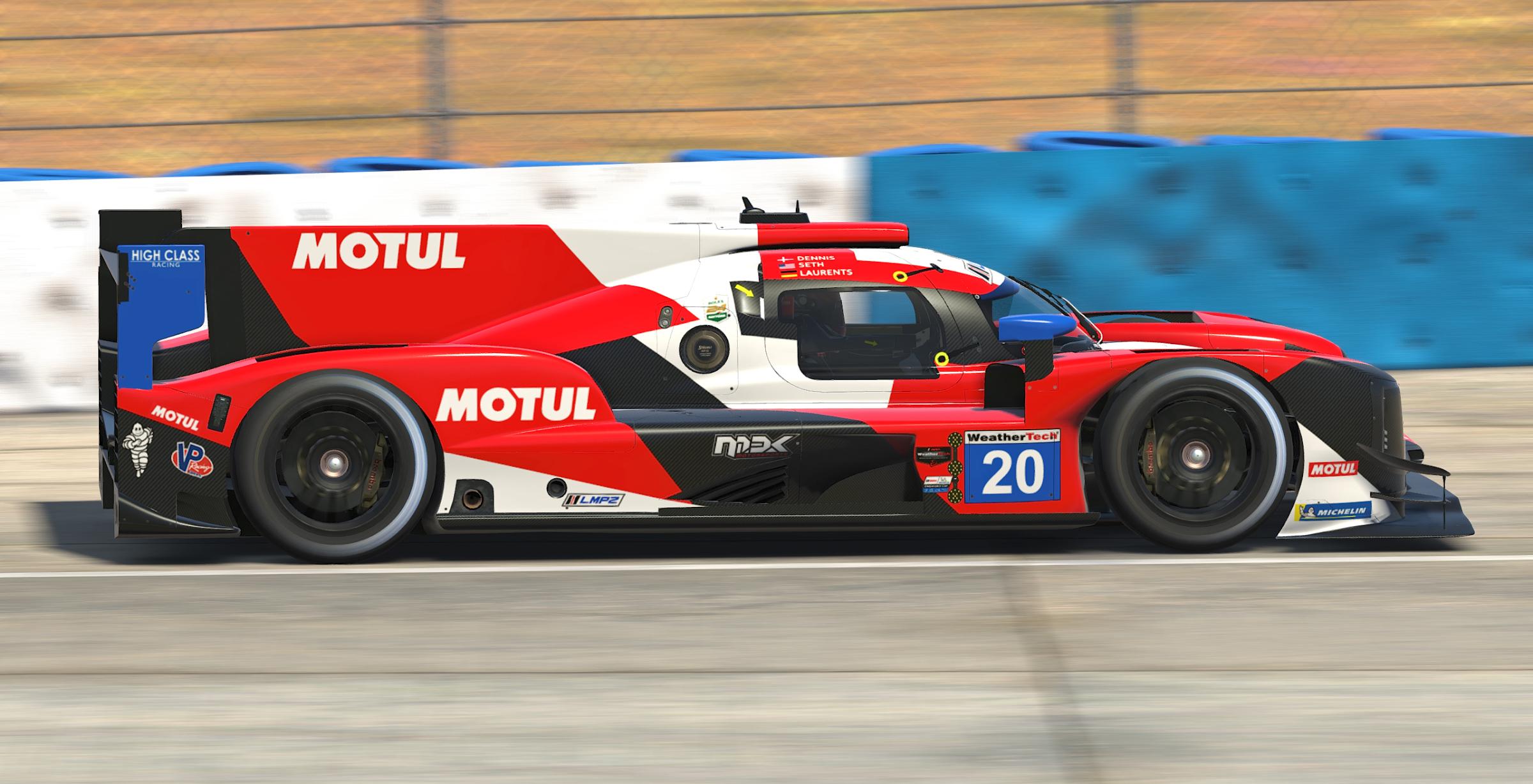 MDK by High Class Racing 2024 Sebring IMSA LMP2 by Brendan Langlois - Trading Paints