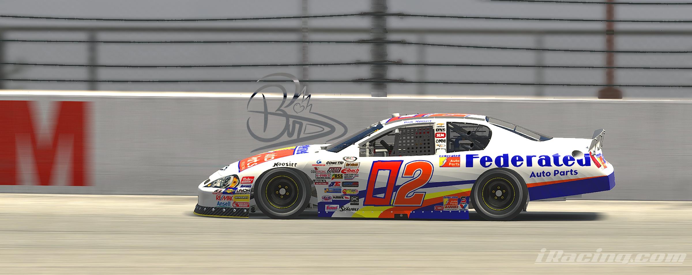 #02 Josh Williams Federated Auto Parts Chevrolet Impala by Dominic ...