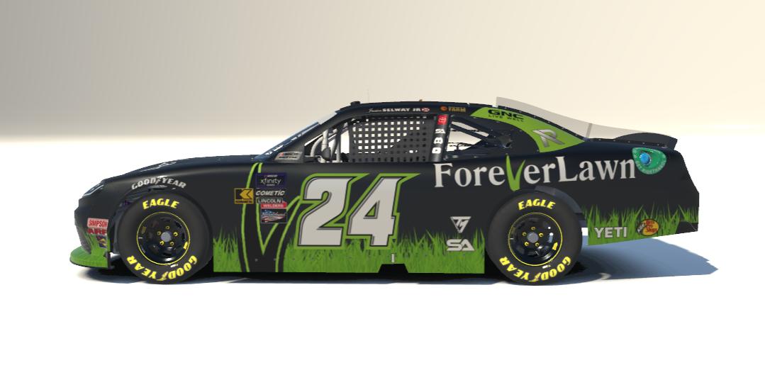 Jeffrey Earnhardt Inspired Forever Lawn #24 Xfinity Supra by Justin ...