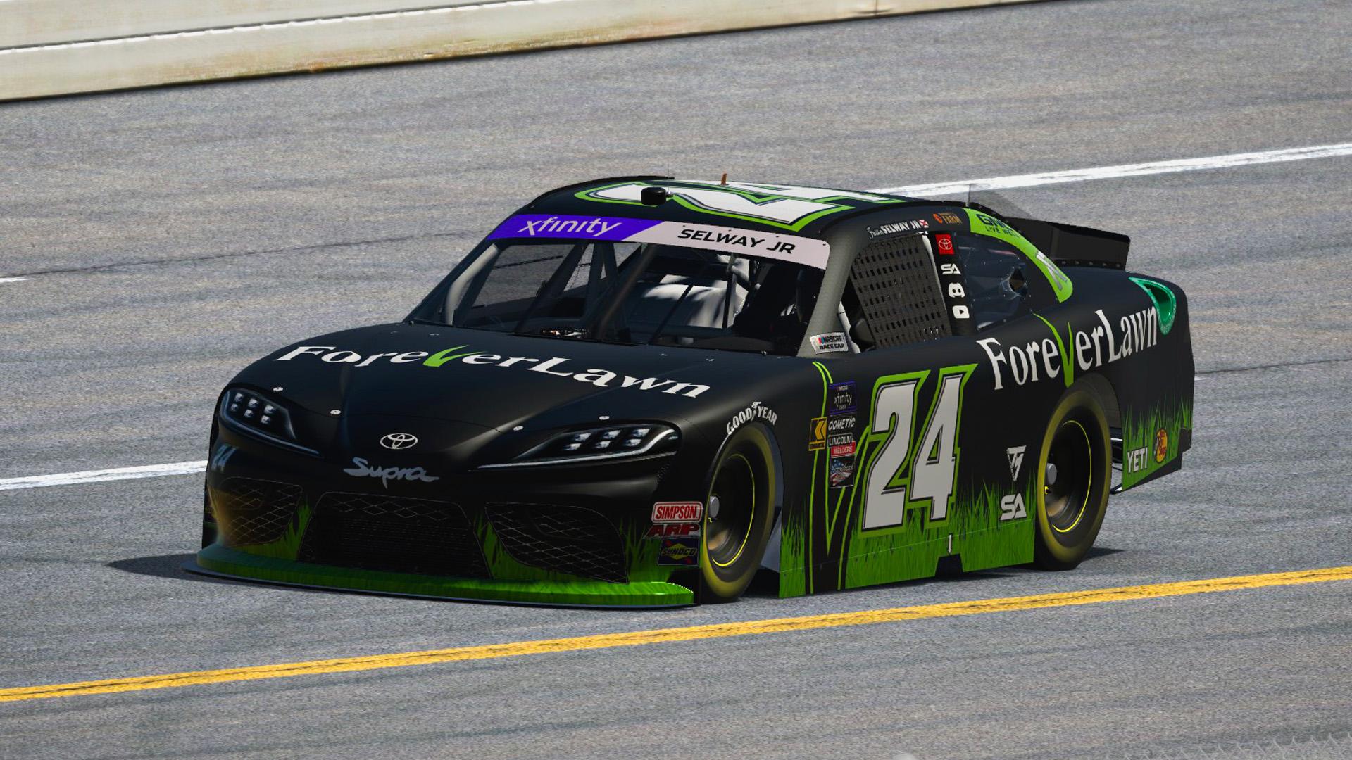 Jeffrey Earnhardt Inspired Forever Lawn #24 Xfinity Supra by Justin ...