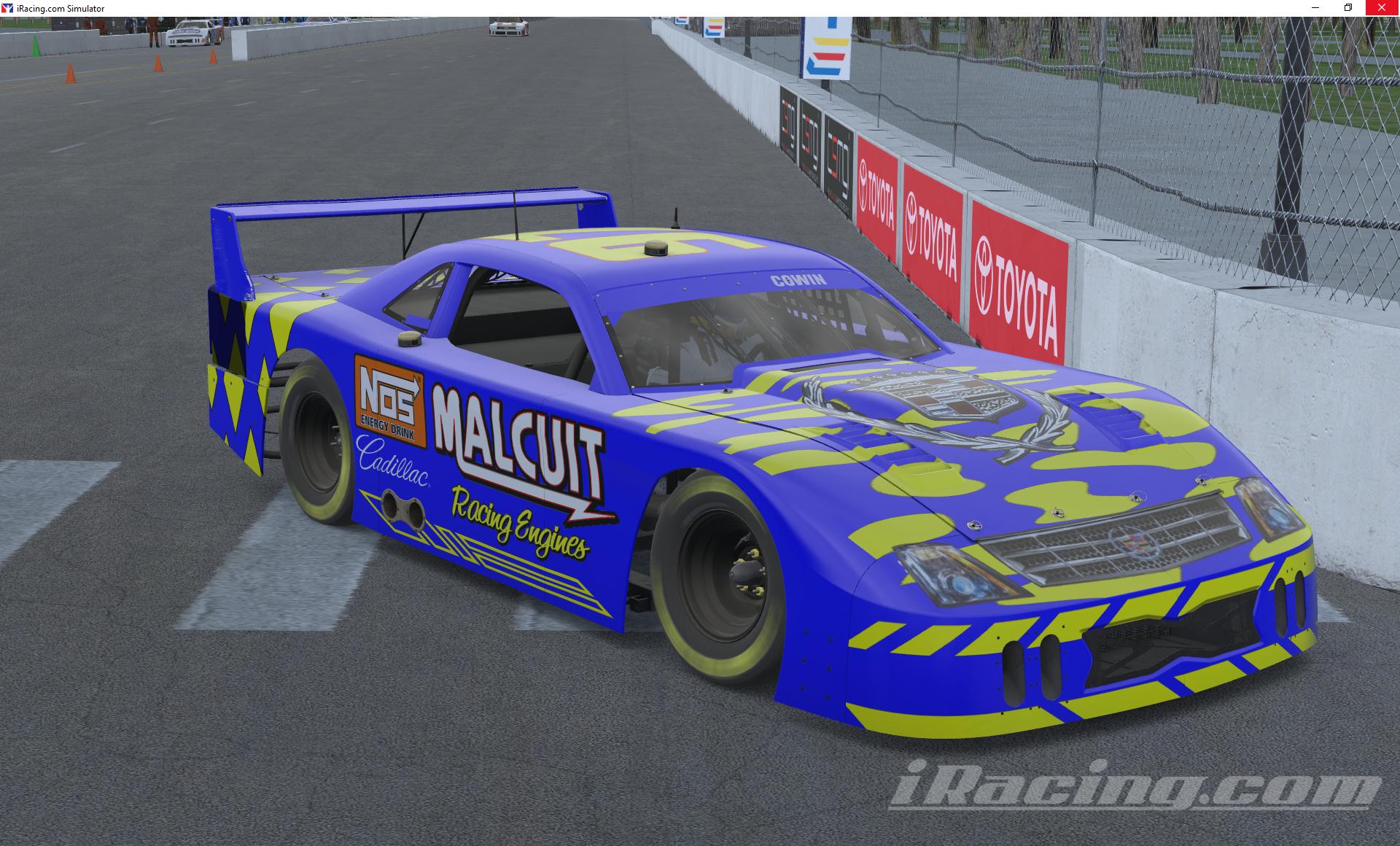 SRX Caddy custom number by Joe Cowin - Trading Paints