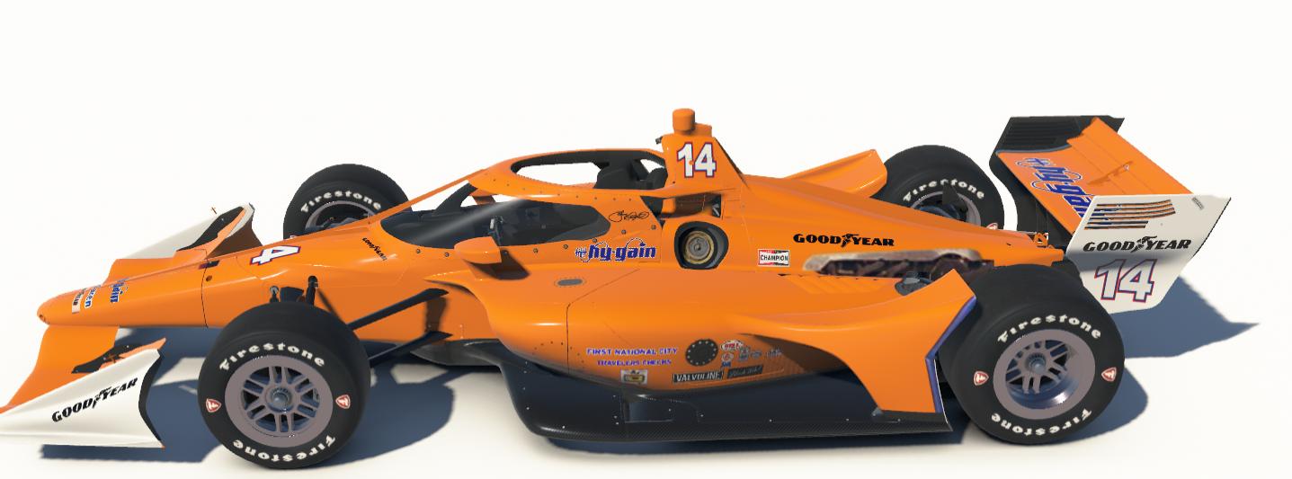 Johnny Rutherford 1976 by Anthony Obrohta - Trading Paints