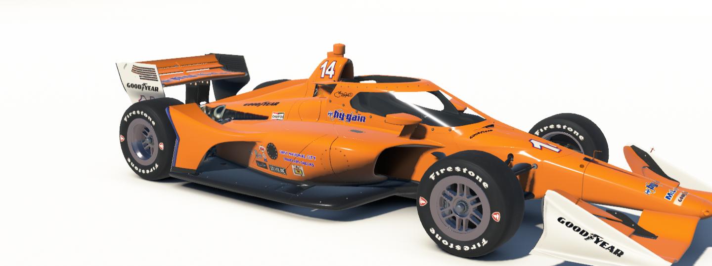 Johnny Rutherford 1976 by Anthony Obrohta - Trading Paints