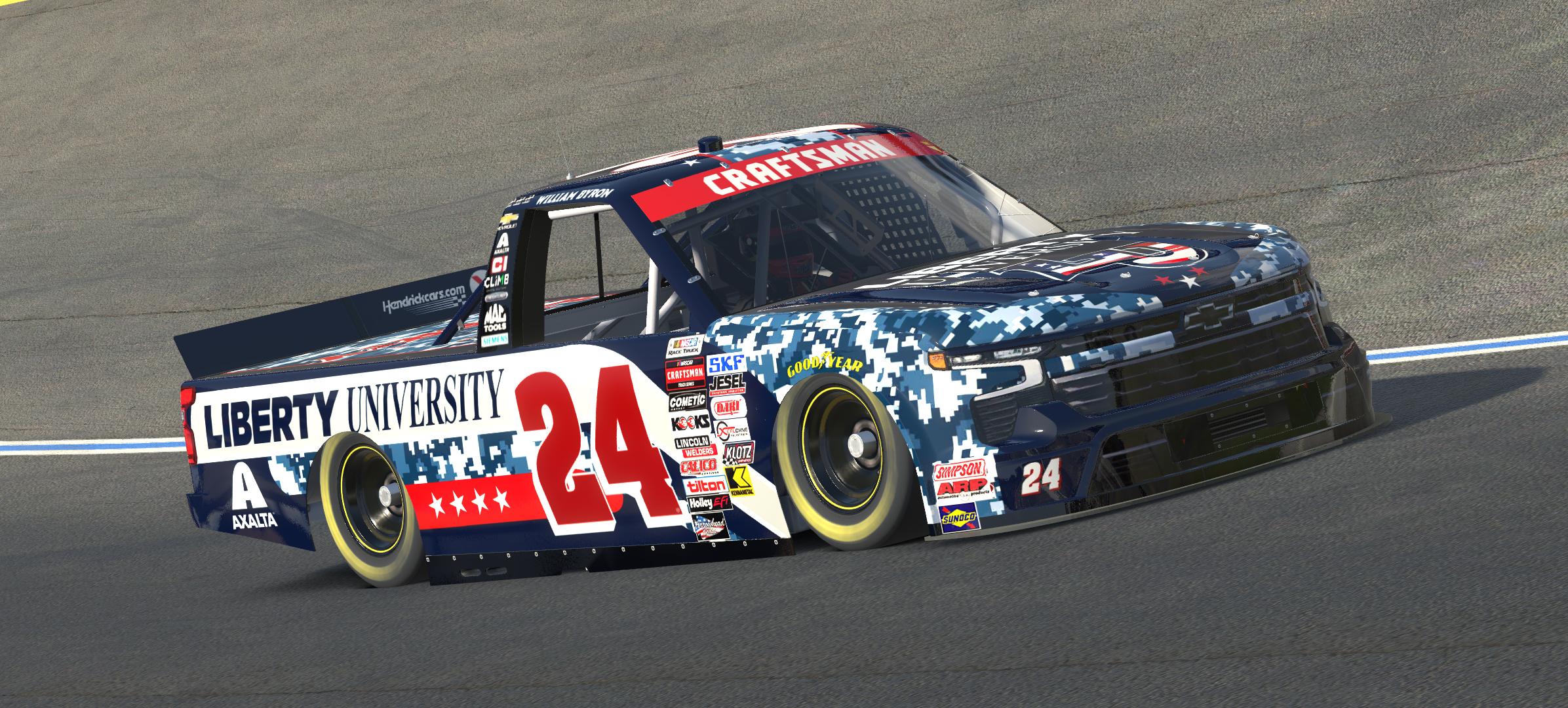 William Byron 2023 Liberty Patriotic Chevrolet Silverado by Nicholas ...