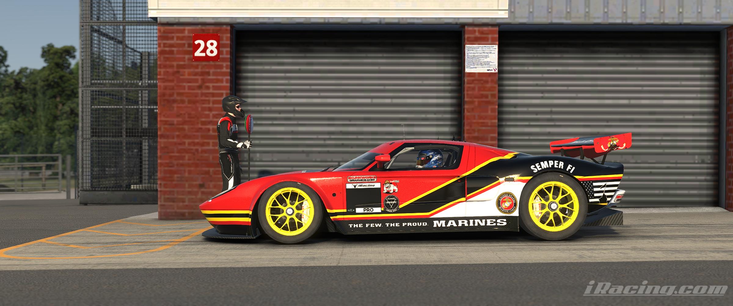 RH_# Sim Stamped_FordGT_GT3_USMC_2024_1087 by D. Allen Groat - Trading ...