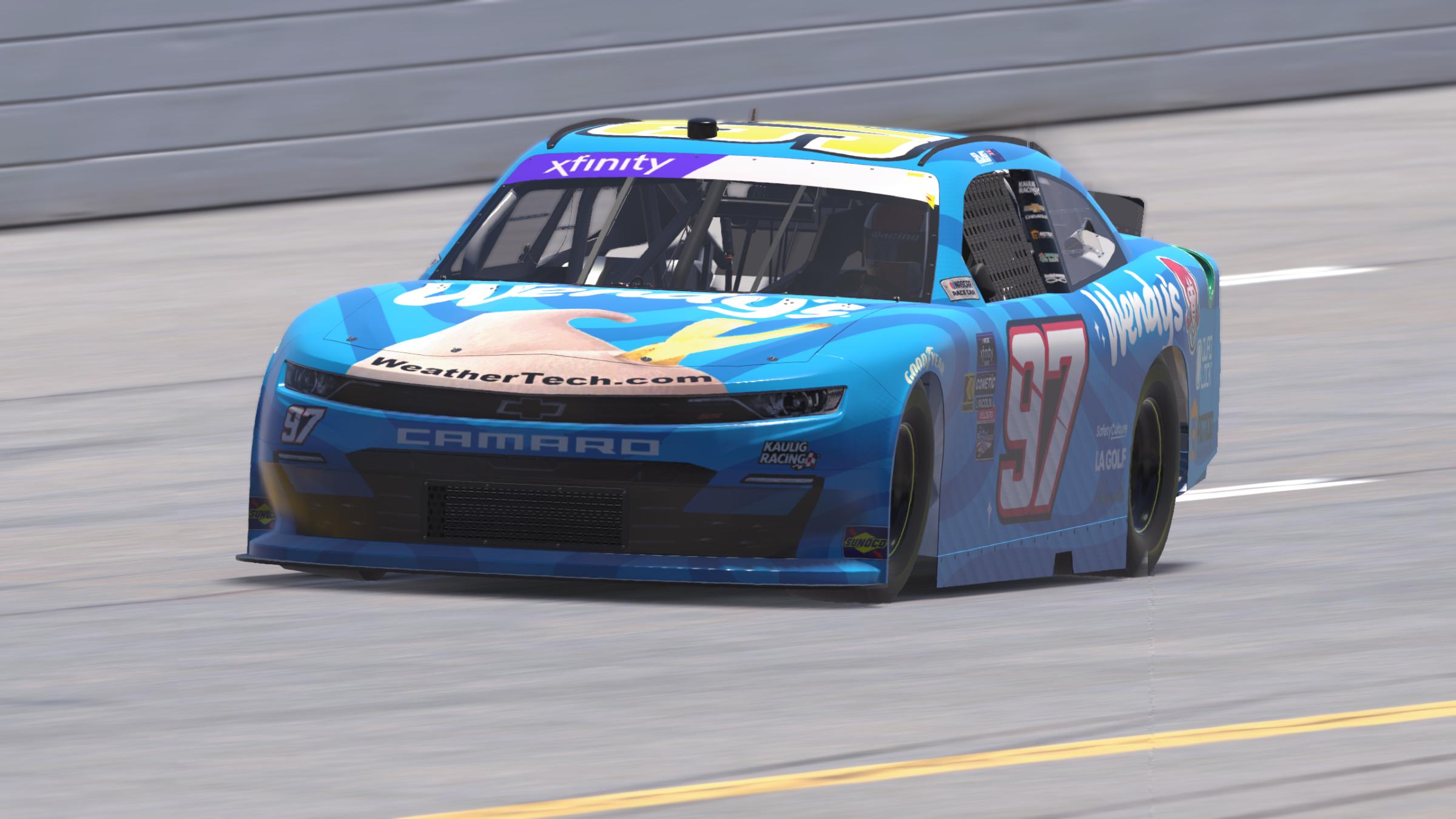 Kaulig Racing Wendys Frosty by Mick J. - Trading Paints
