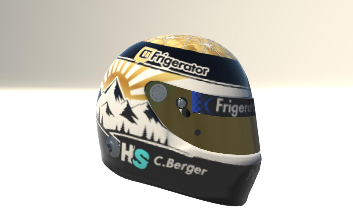 HS Racing Helmet Berger by Patrick R Zimmermann - Trading Paints