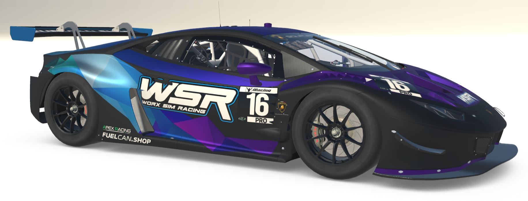 Worx Sim Racing Lambo GT3 by Corbin N Lenaway - Trading Paints