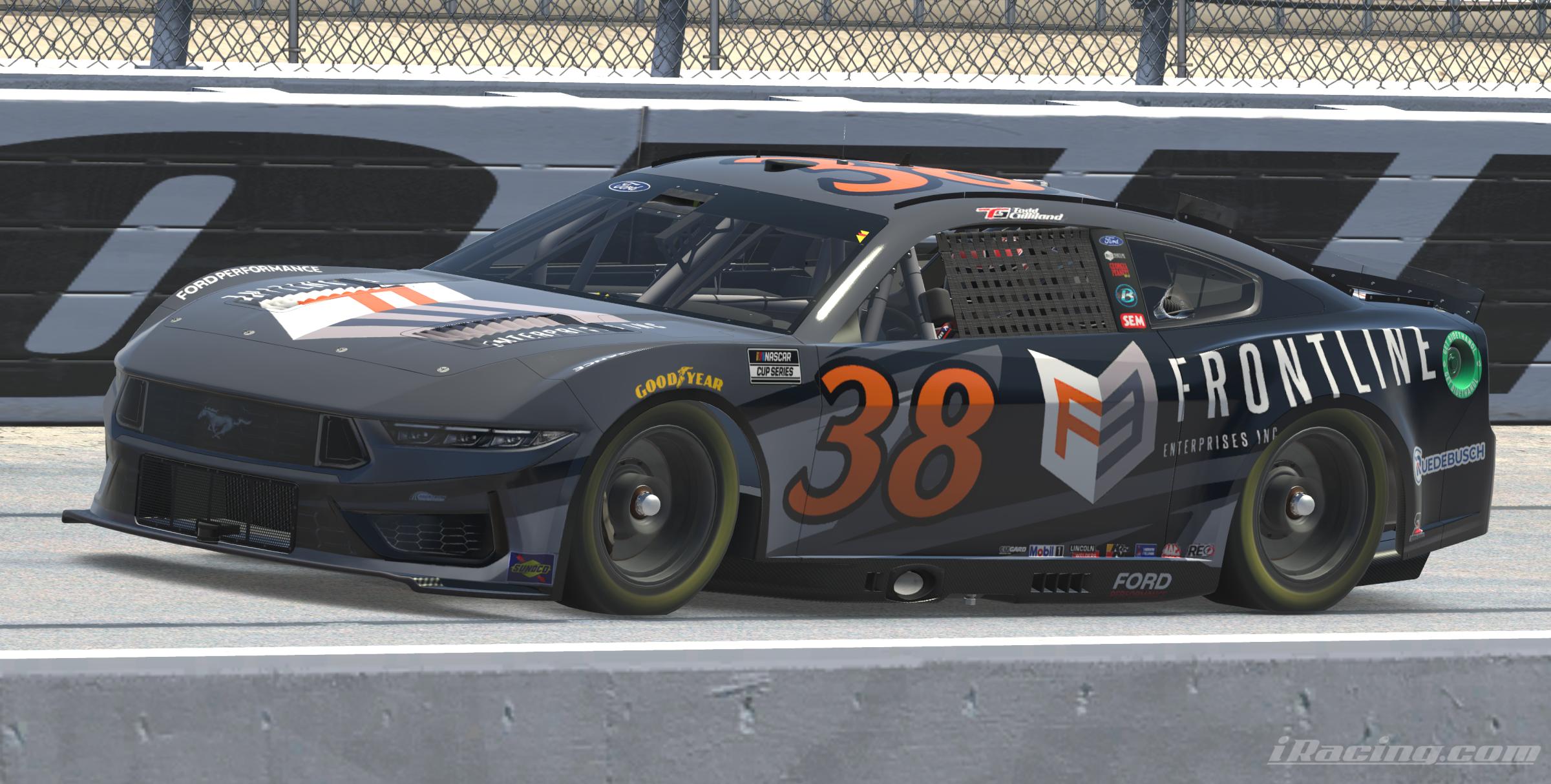 2024 Todd Gilliland #38 Frontline Enterprises Dark Horse Mustang by ...