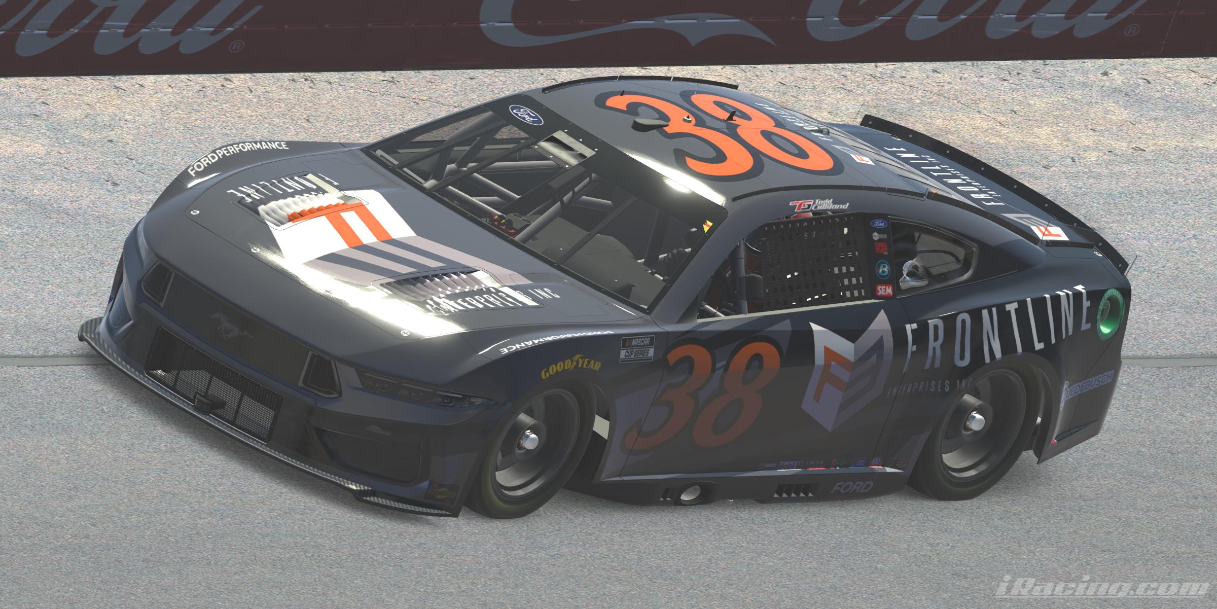 2024 Todd Gilliland #38 Frontline Enterprises Dark Horse Mustang by ...