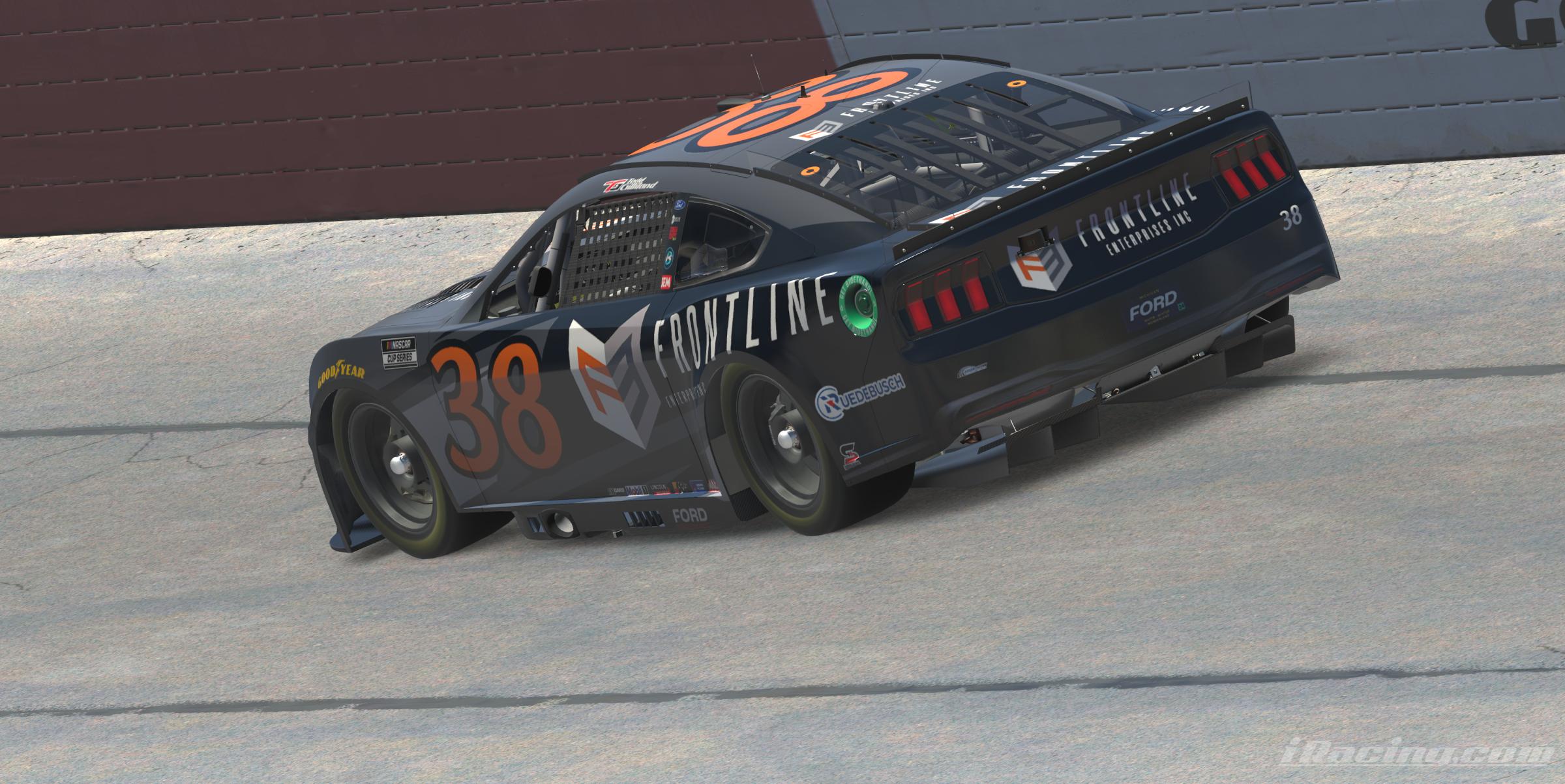 2024 Todd Gilliland #38 Frontline Enterprises Dark Horse Mustang by ...