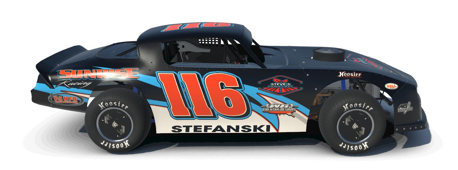 Evan Stefanski BLK BLU WHT ORN DSS by Wade B. - Trading Paints