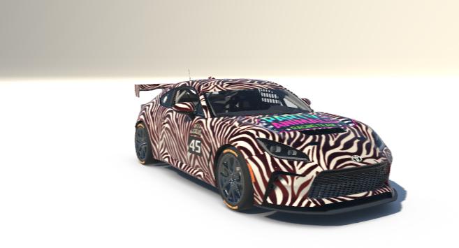 Party Animals Red Zebra by Tyler Carlton - Trading Paints