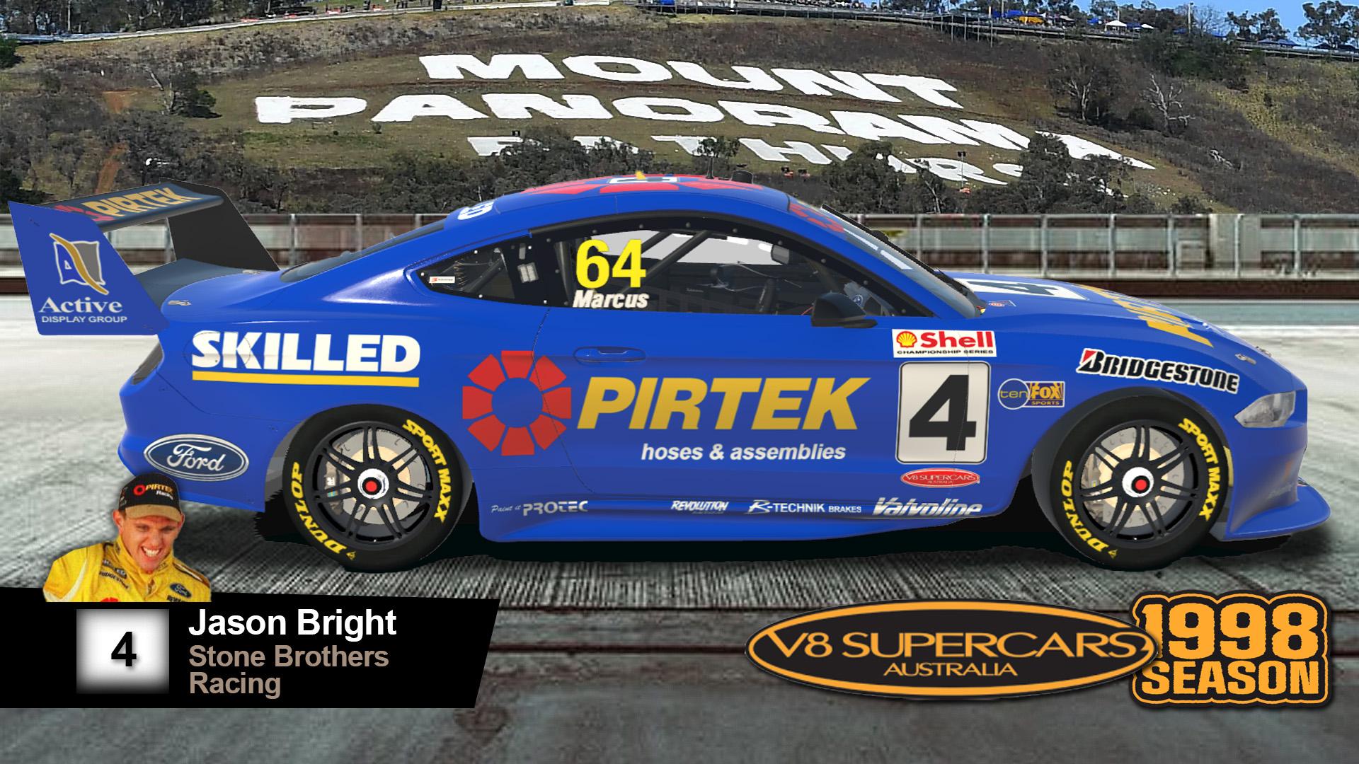 Jason Bright - v8supercars 1998 by Tyson Marcus - Trading Paints