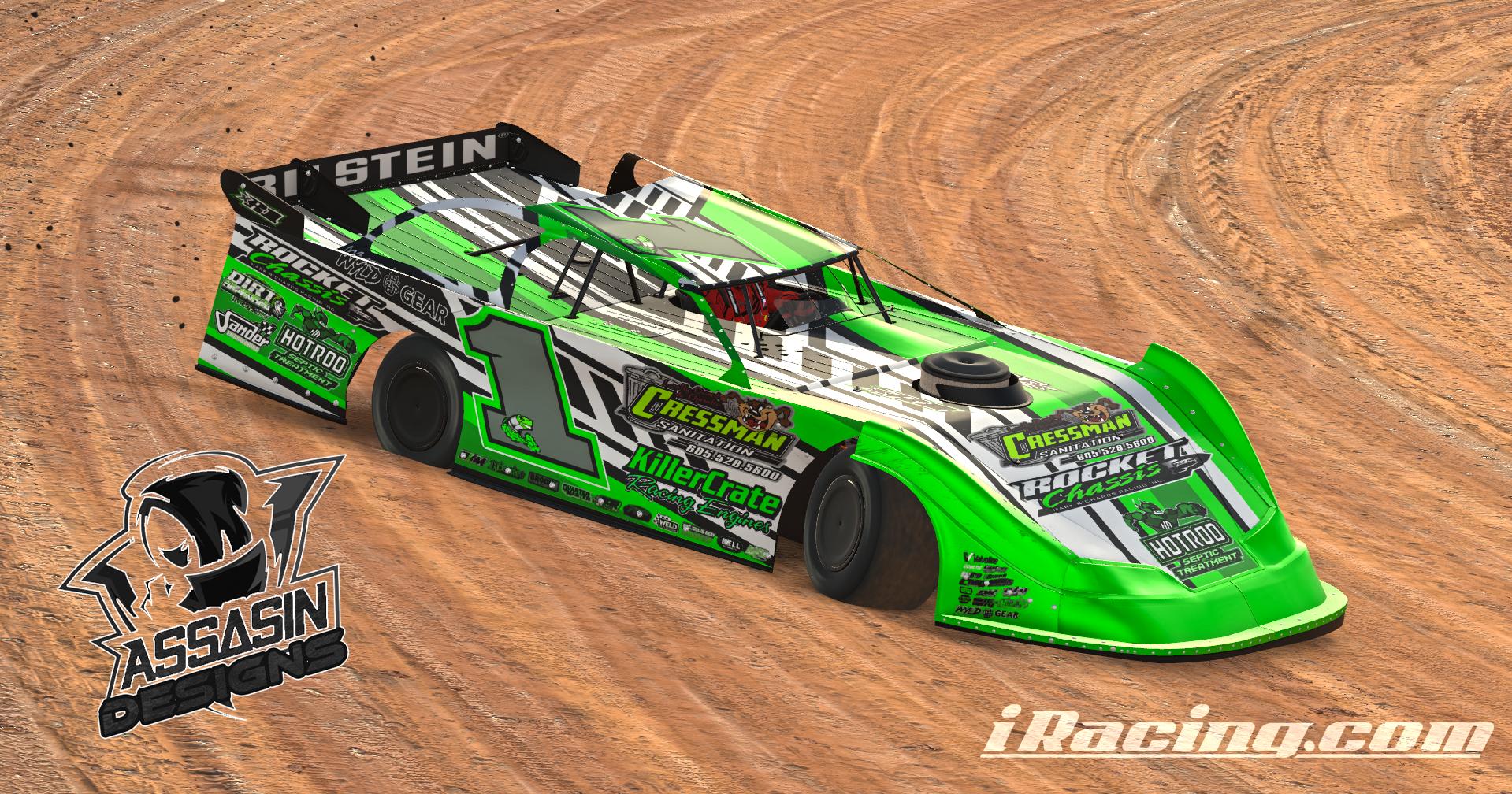 Green Cressman Rocket Xr1 by Austin M. - Trading Paints